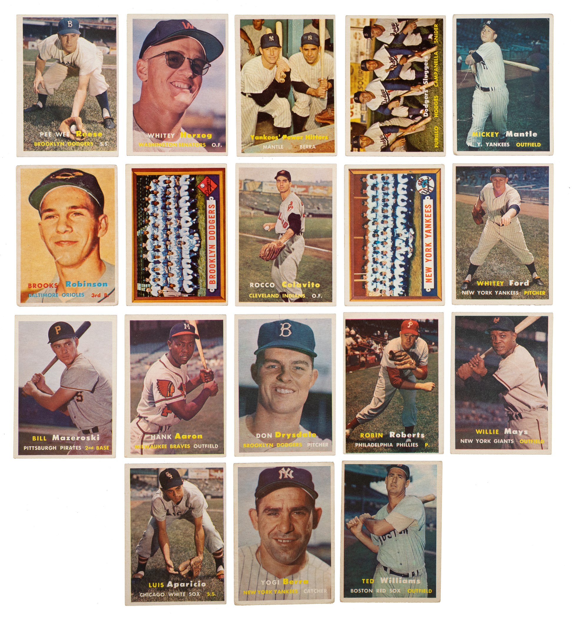 1957 Topps Complete Set (407) Plus Three Checklists | REA Archive
