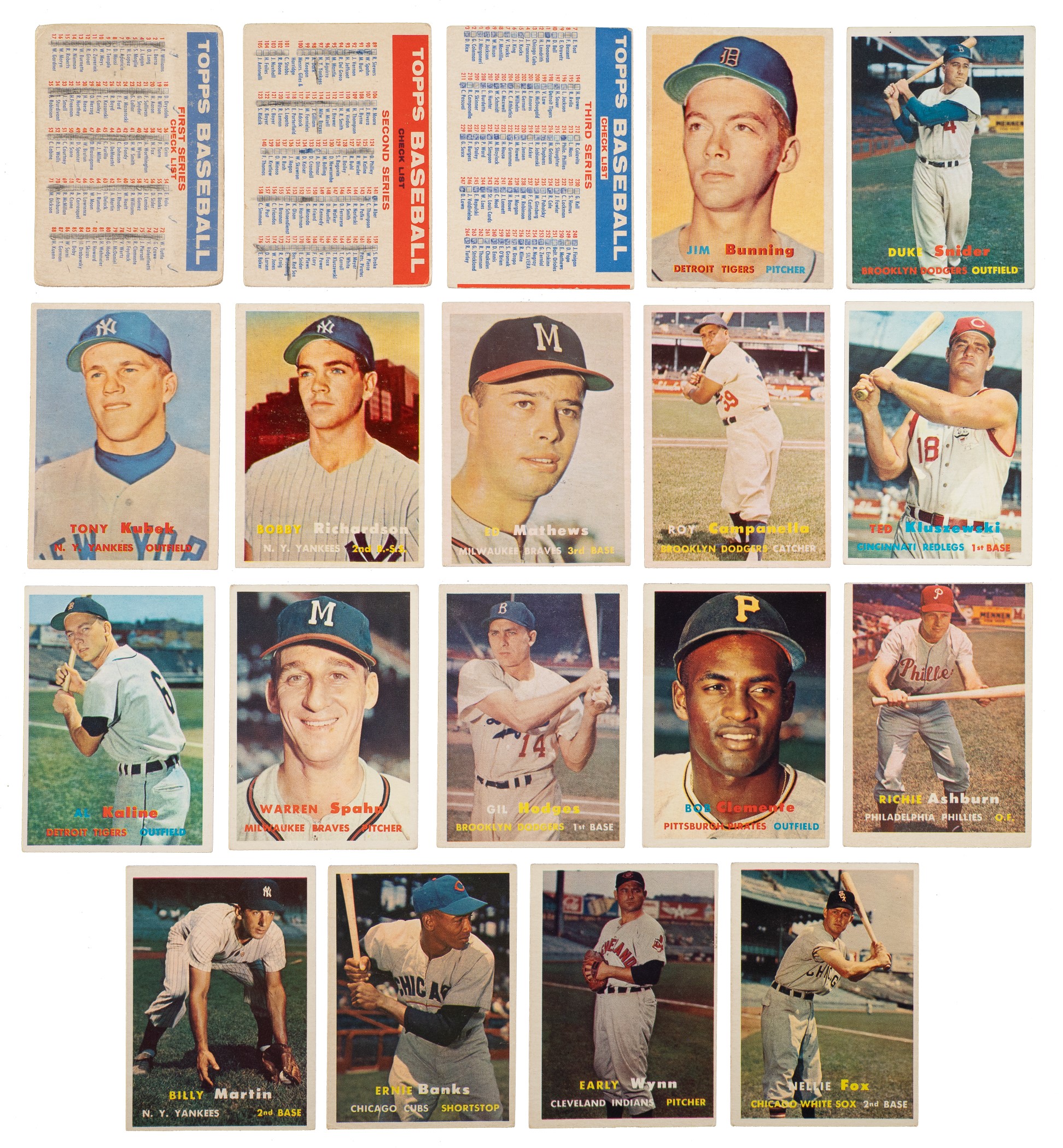 1957 Topps Complete Set (407) Plus Three Checklists | REA Archive