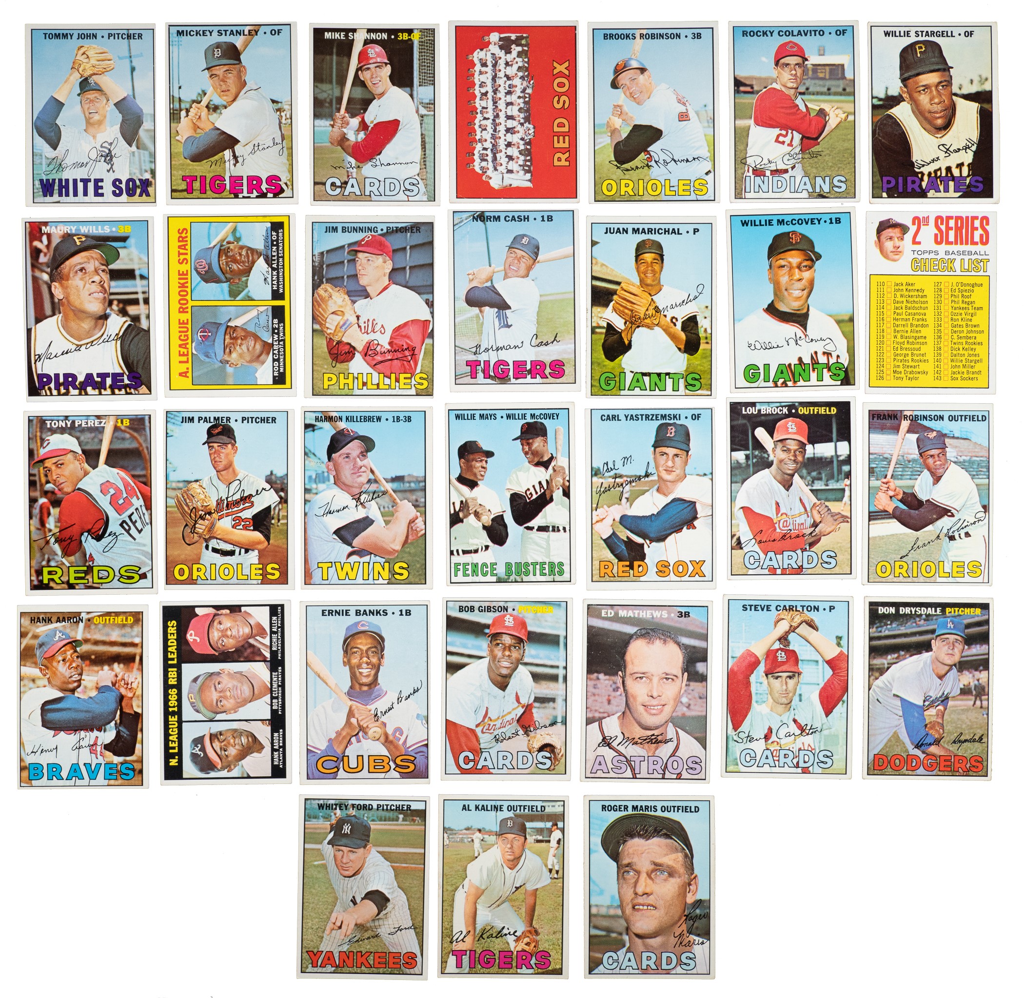 1967 Topps Near-Complete Set (608/609) | REA Archive