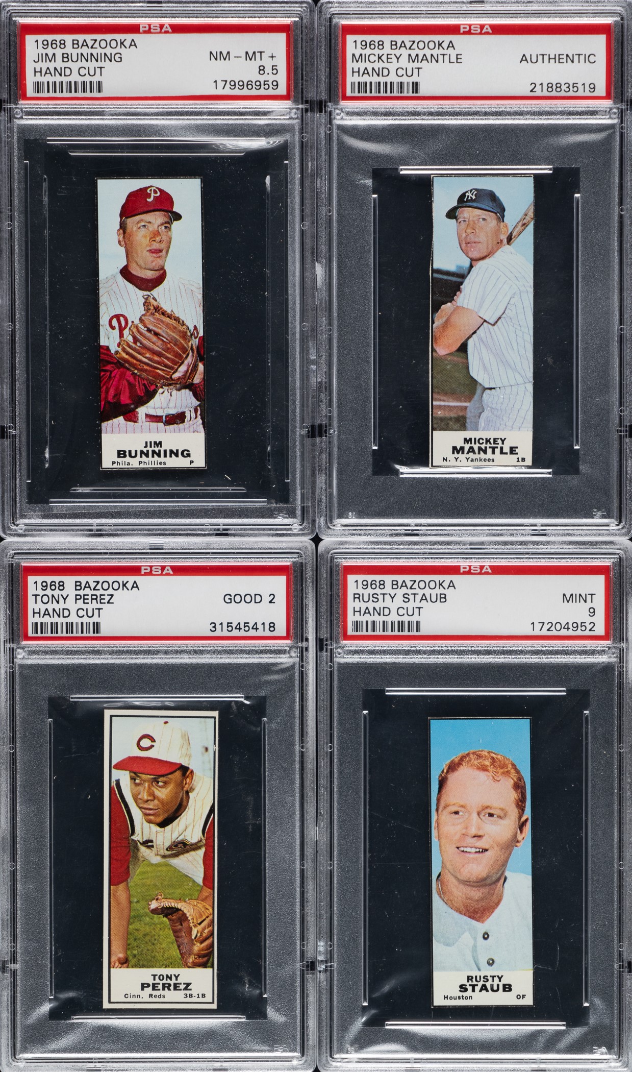 1968 Bazooka Near-Complete Master Set (60/61) | REA Archive