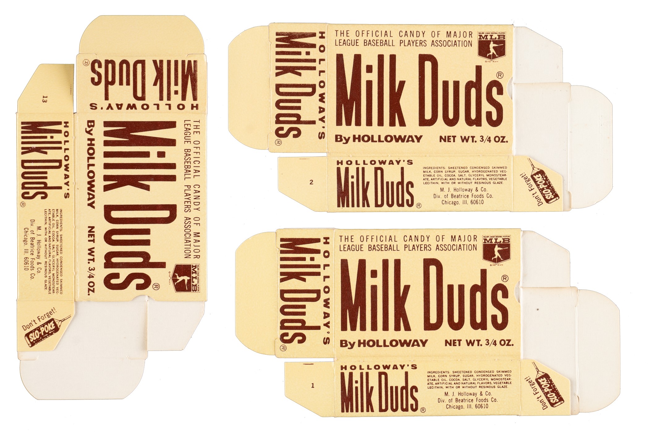 1971 Milk Duds Full Box Collection (17) Including Tom Seaver, Johnny ...
