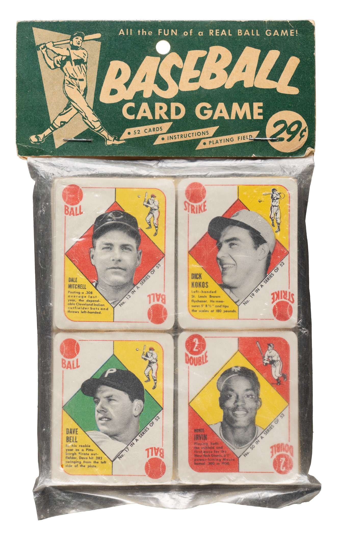 1951 Topps Red Backs Unopened Pack Including 1951 Connie Mack All-Stars ...