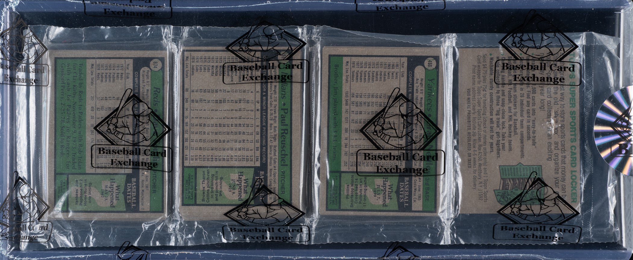 1979 Topps Unopened Rack Pack - Jim Rice, Jim "Catfish" Hunter, and ...