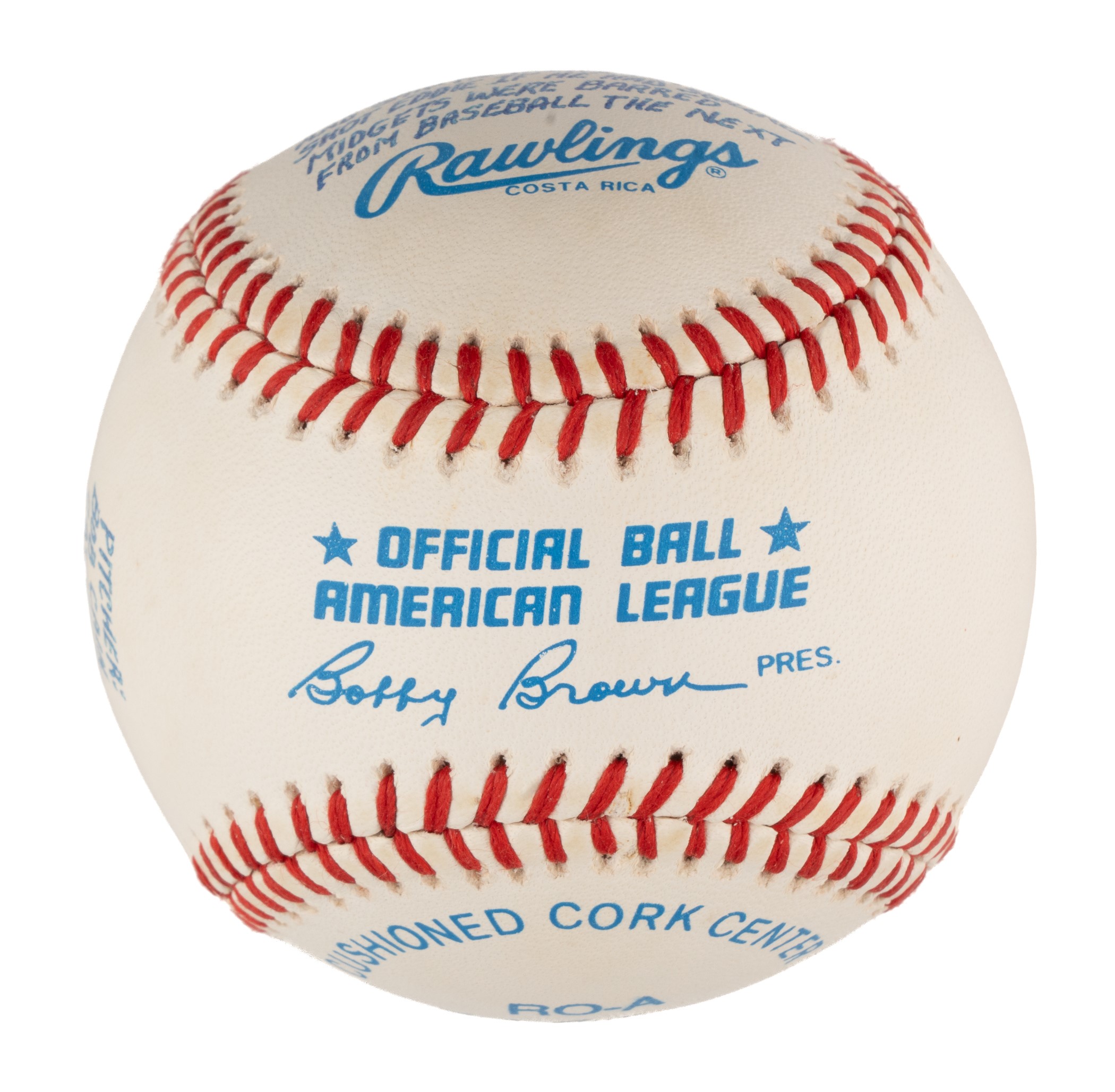 Bob Cain Signed Story Baseball - Pitcher During Eddie Gaedel's Major ...
