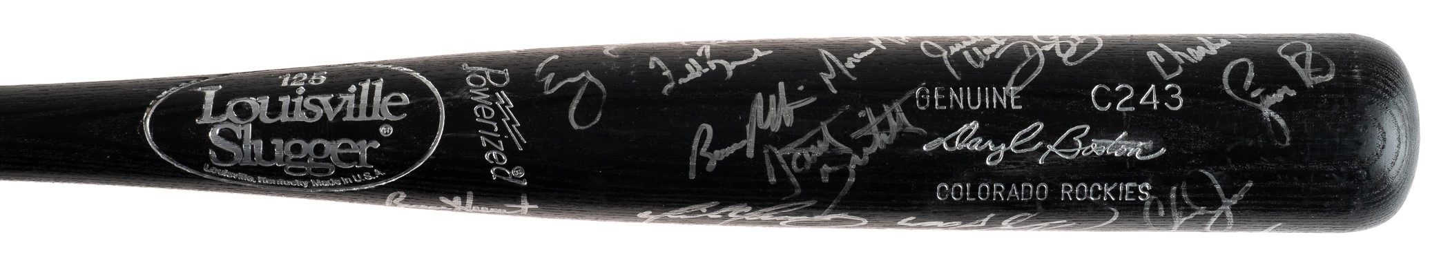 1993 Daryl Boston Colorado Rockies Team-Signed Pro-Model Bat - PSA/DNA ...