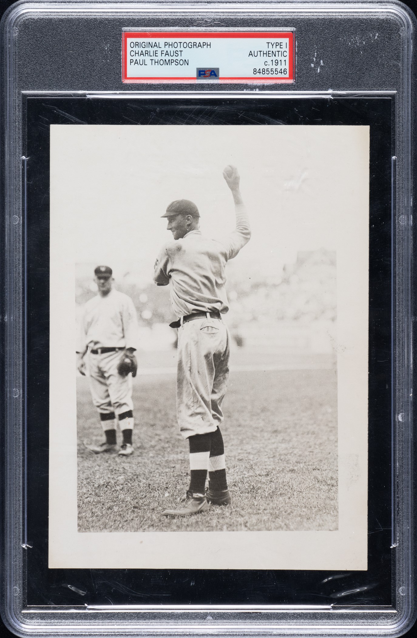 Circa 1911 Charlie "Victory" Faust Original Paul Thompson Photograph ...