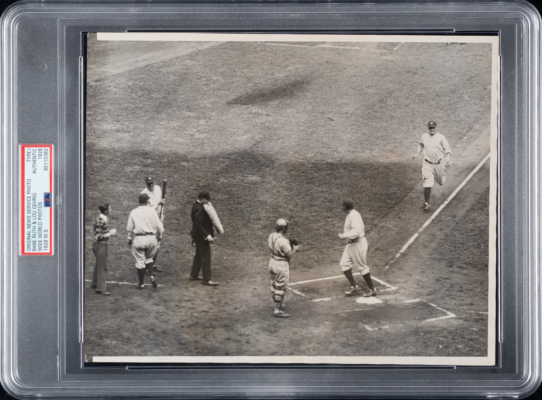 Circa 1928 Babe Ruth and Lou Gehrig Original Photograph PSA/DNA Type I ...