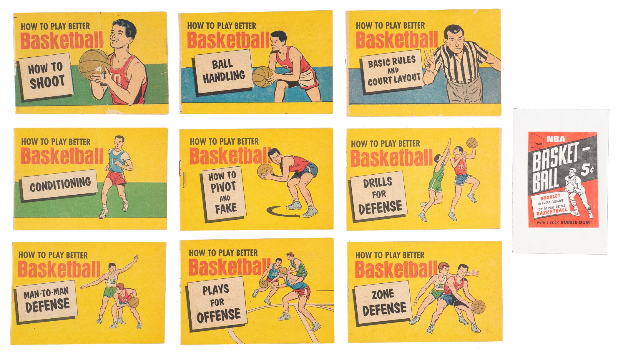 Extremely Rare 1968 Topps Test Basketball Insert Booklet Complete Set ...