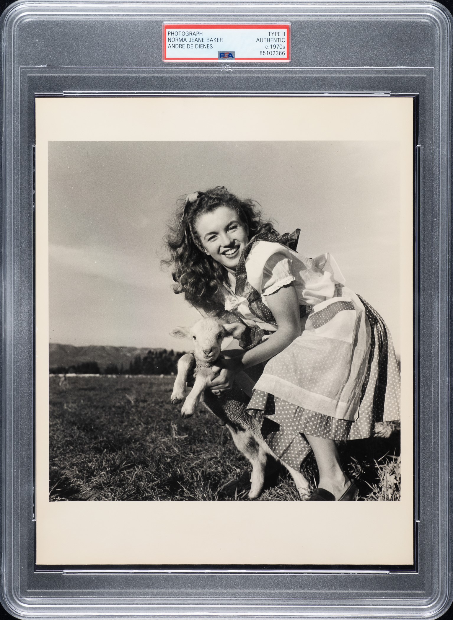 Circa 1970s Norma Jeane Baker (Marilyn Monroe) Vintage Photograph PSA ...