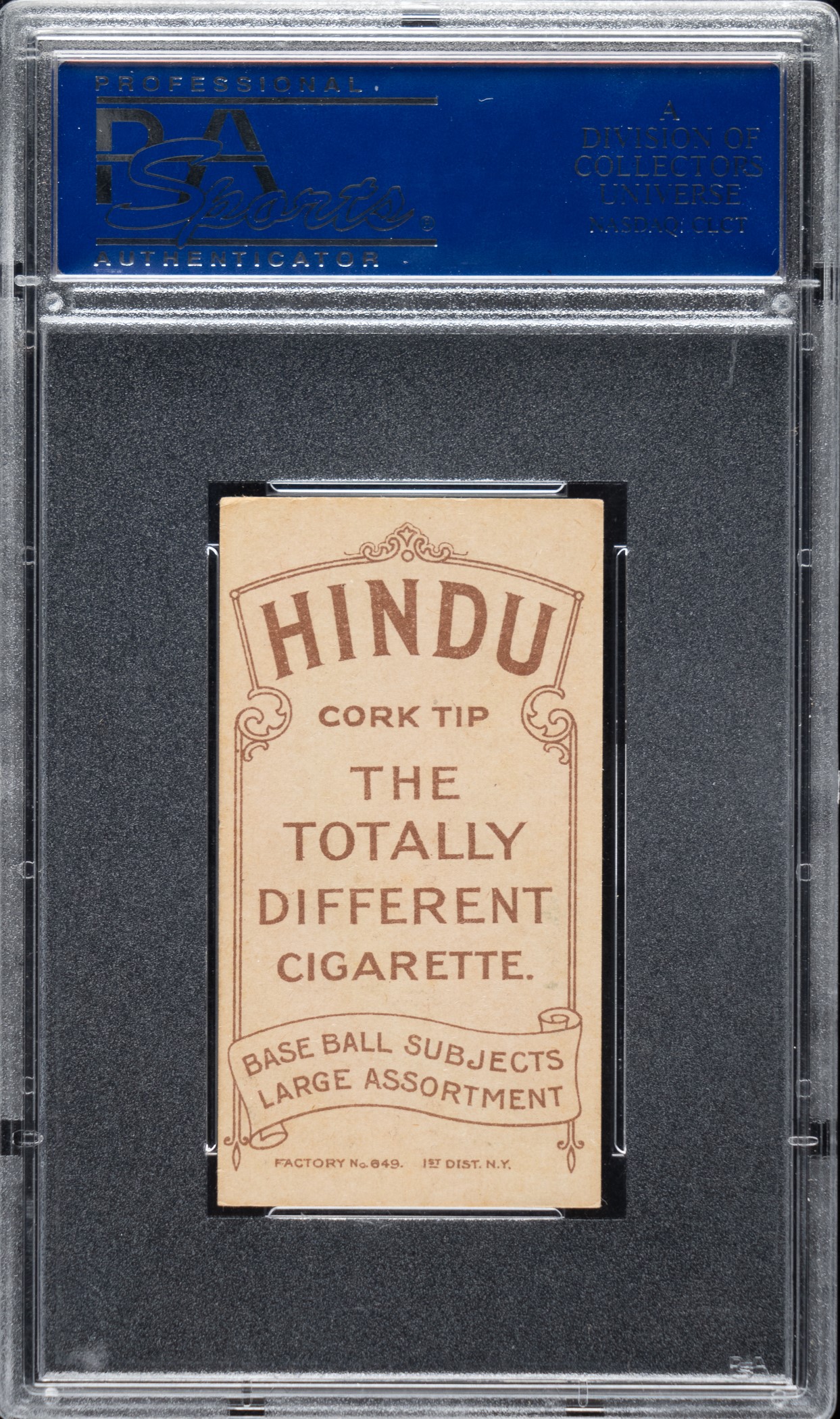 1909-1911 T206 White Border Bill Cranston Southern Leaguer PSA EX-MT 6 ...