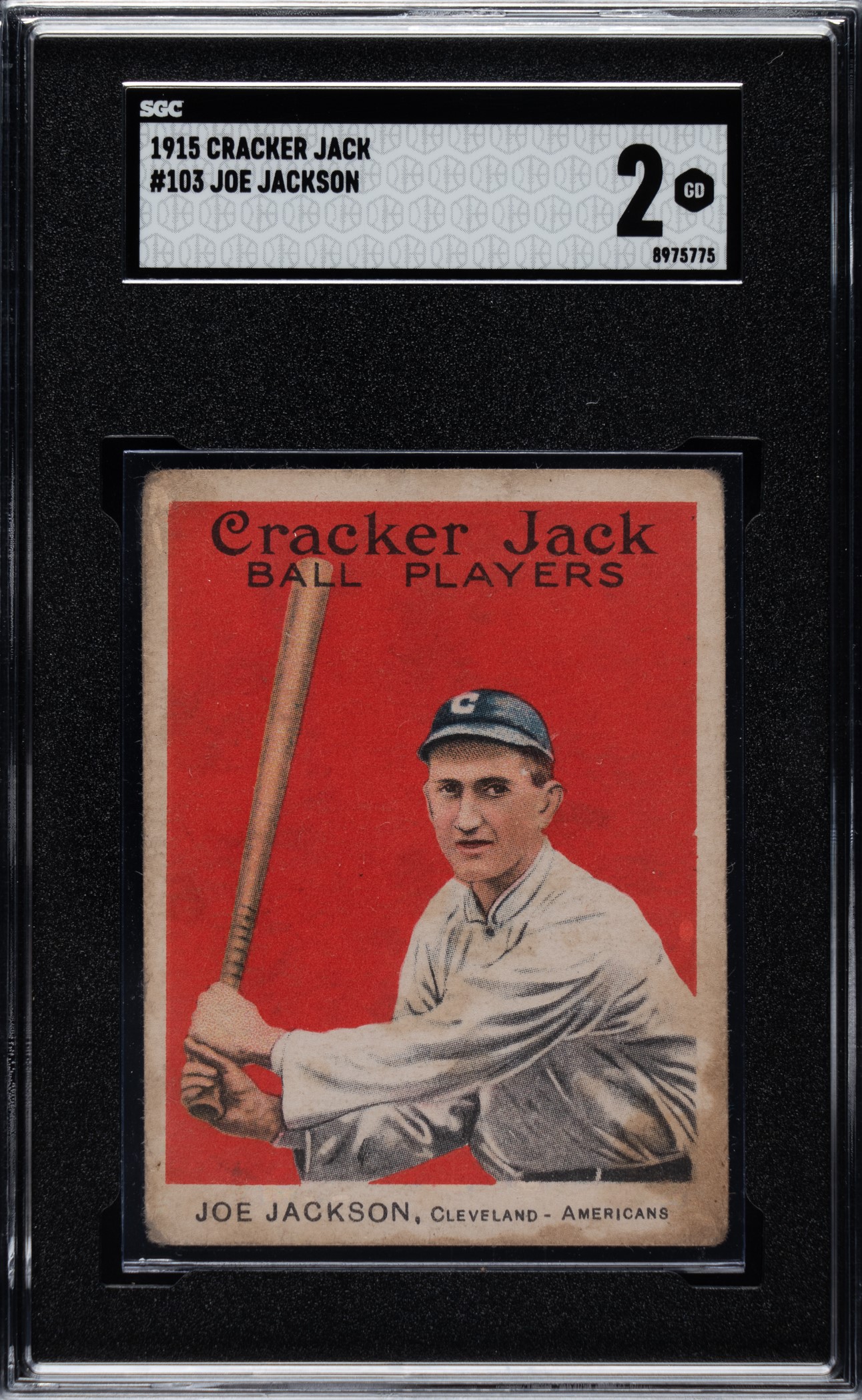 1915 E145 Cracker Jack #103 Joe Jackson SGC GOOD 2 | REA Archive