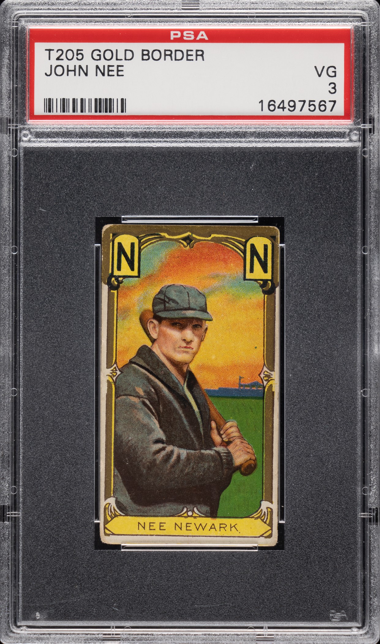 1911 T205 Gold Border John Nee PSA VG 3 | REA Archive