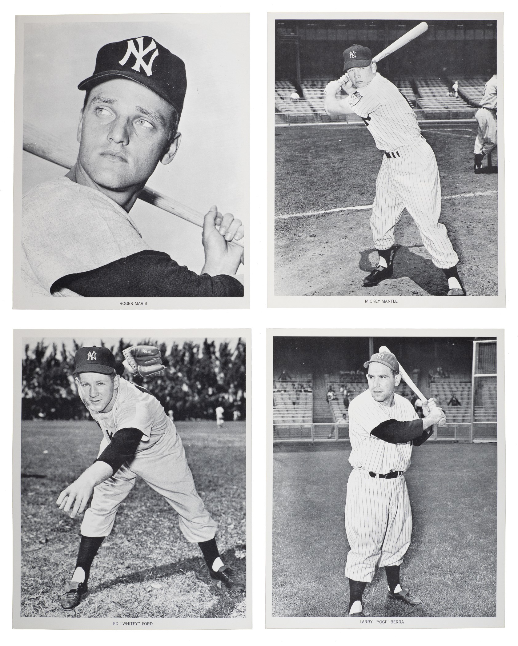 1961 "Manny's Baseball Land" New York Yankees Complete Team Set (10 ...