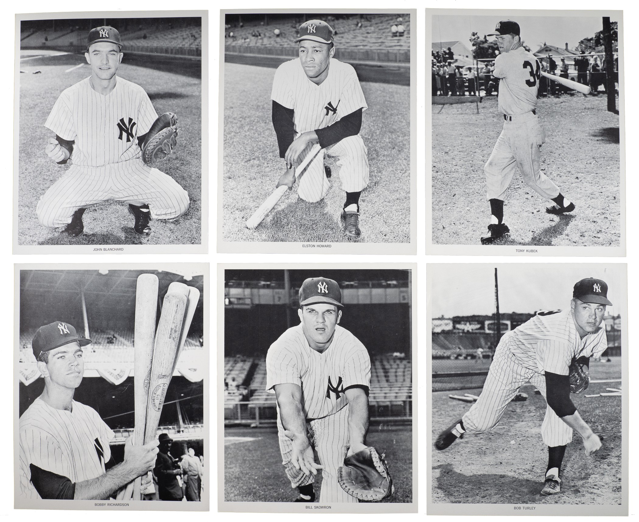 1961 "Manny's Baseball Land" New York Yankees Complete Team Set (10 ...