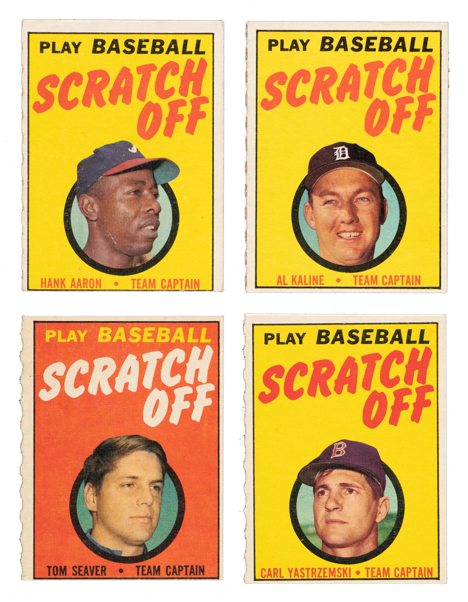 1970 Topps Scratch-Offs Complete Set (24) | REA Archive