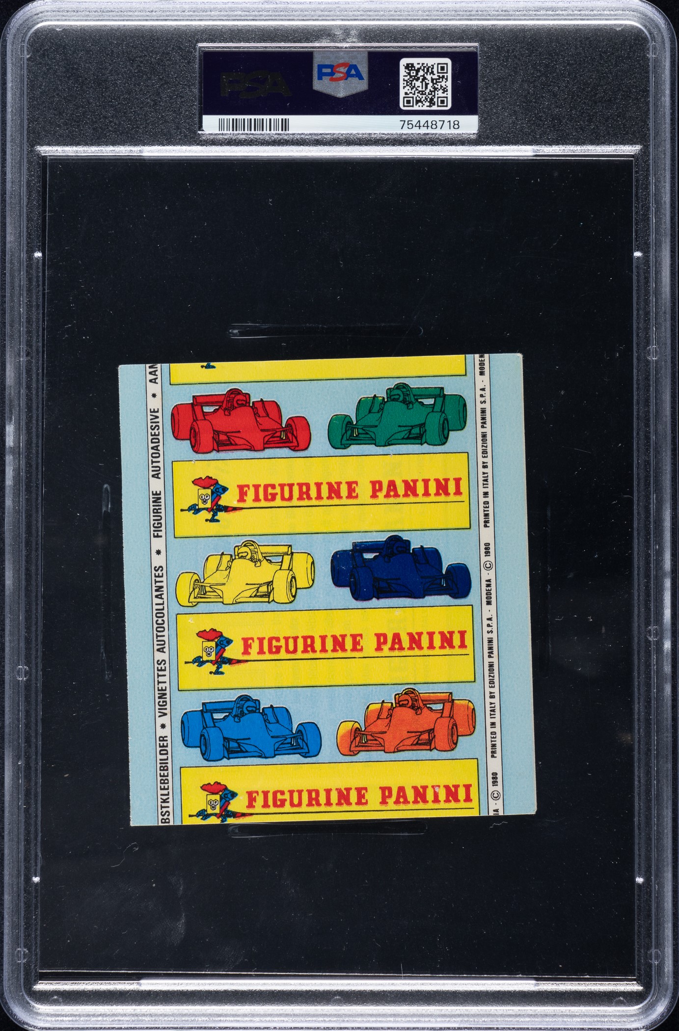 1980 Panini "F1 Grand Prix" Unopened Paper Pack PSA NM-MT 8 | REA Archive