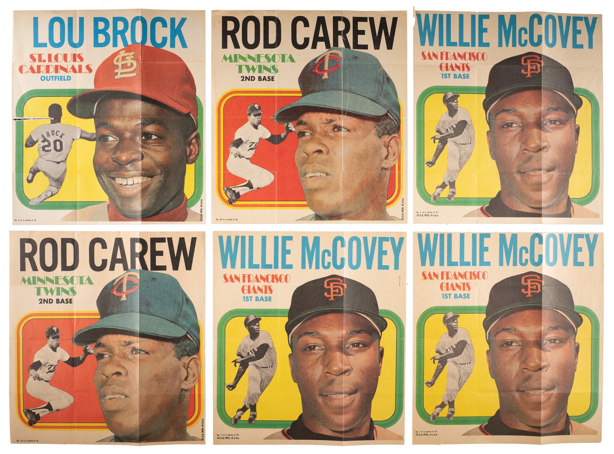 1970 Topps Posters Collection (75) Including Near-Complete and Partial ...