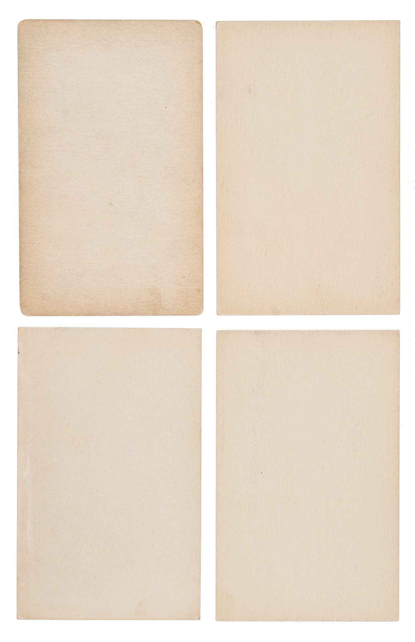 Circa 1920s Heavyweights Boxing Table of Comparisons Complete Set (4 ...