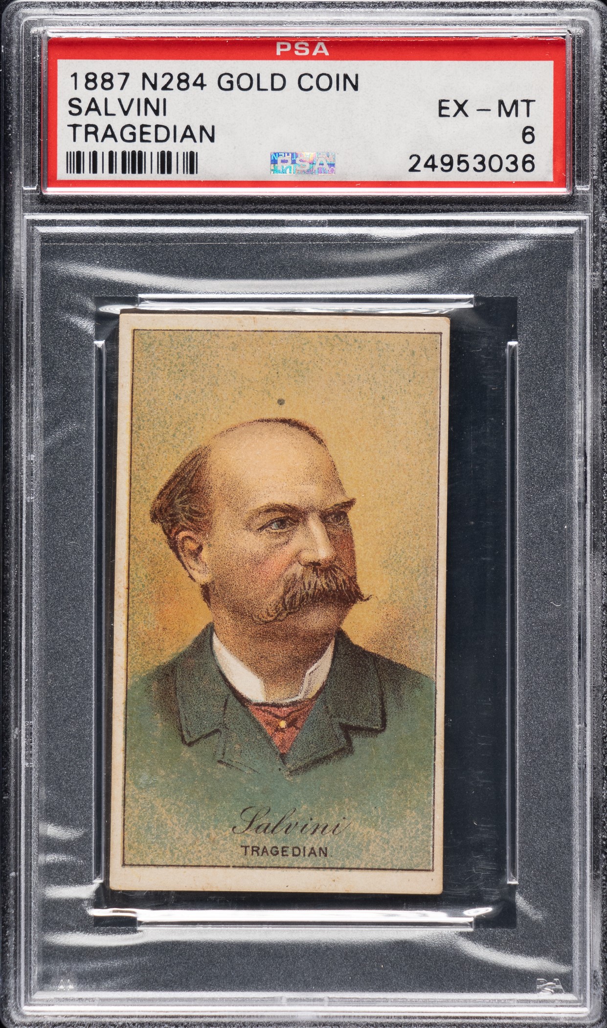 1887 N284 Buchner Gold Coin Salvini PSA EX-MT 6 - The ONLY PSA-Graded ...