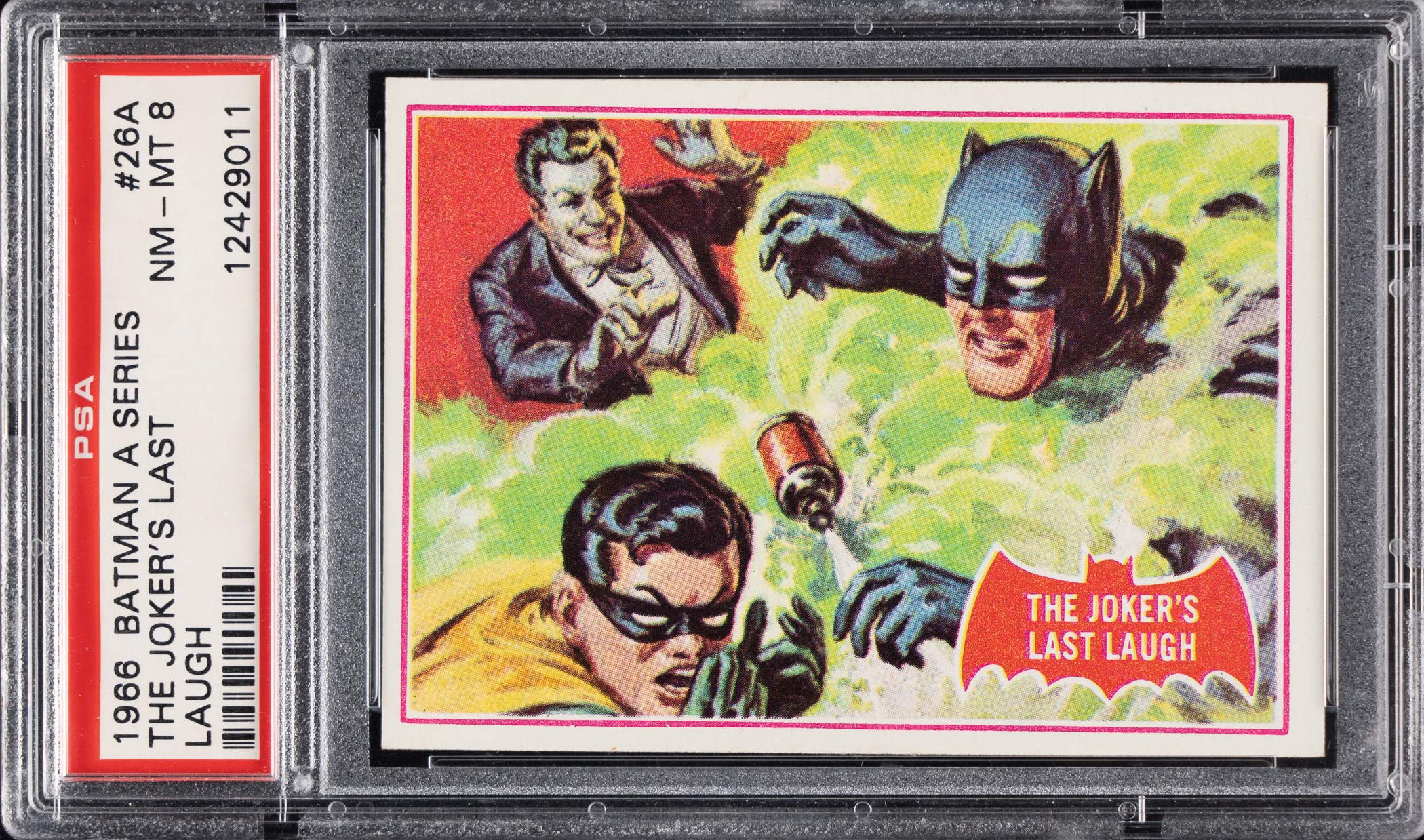1966 Topps Batman "Red Bat" Series A #26A The Joker's Last Laugh Puzzle ...