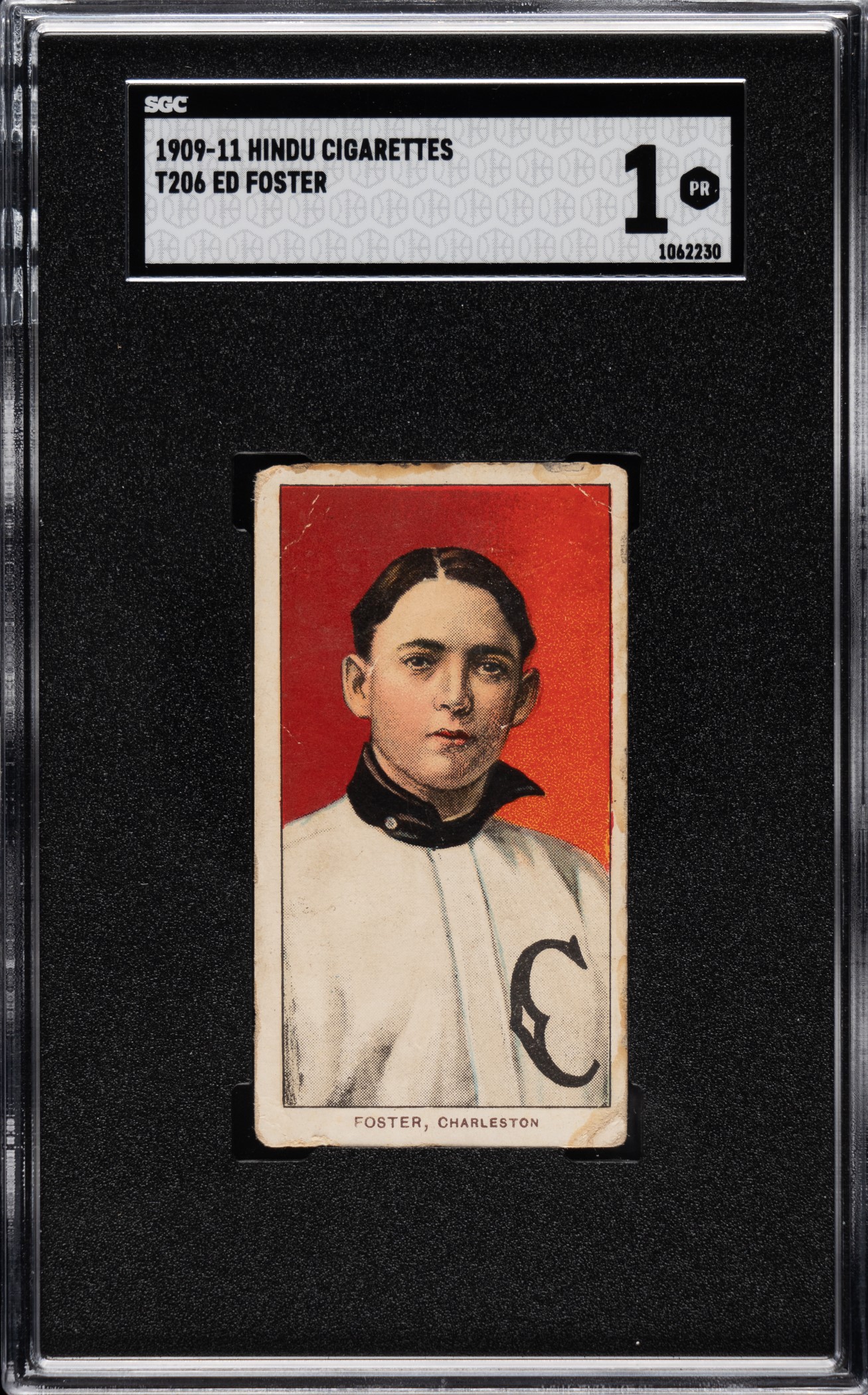 1909-1911 T206 White Border Ed Foster Southern Leaguer SGC POOR 1 ...