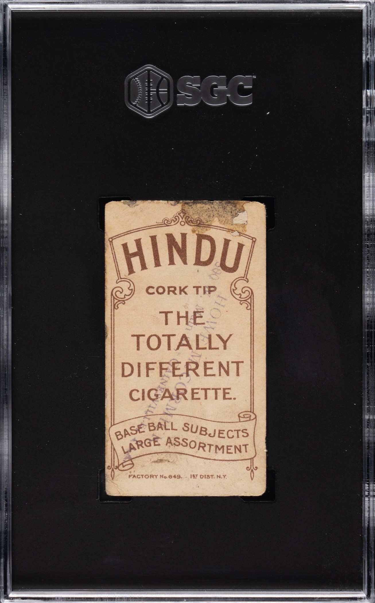 1909-1911 T206 White Border Ed Foster Southern Leaguer SGC POOR 1 ...