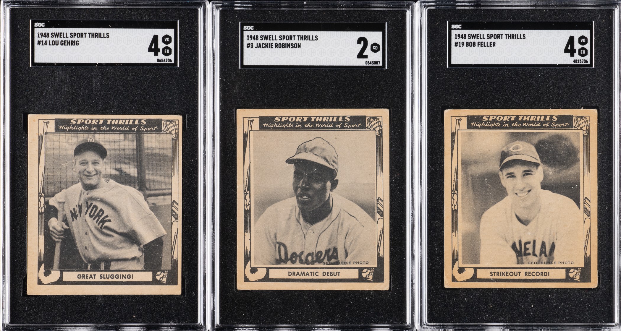 1948 Swell Bubble Gum Sport Thrills Complete Set (20) | REA Archive