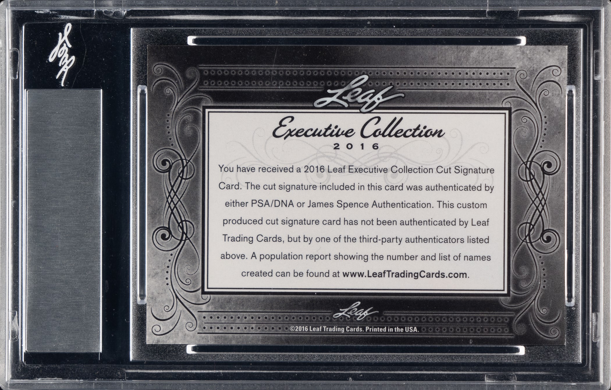 2016 Leaf Executive Collection Masterpiece Babe Ruth Cut Signature - 1/1 - PSA/DNA MINT 9 | REA ...