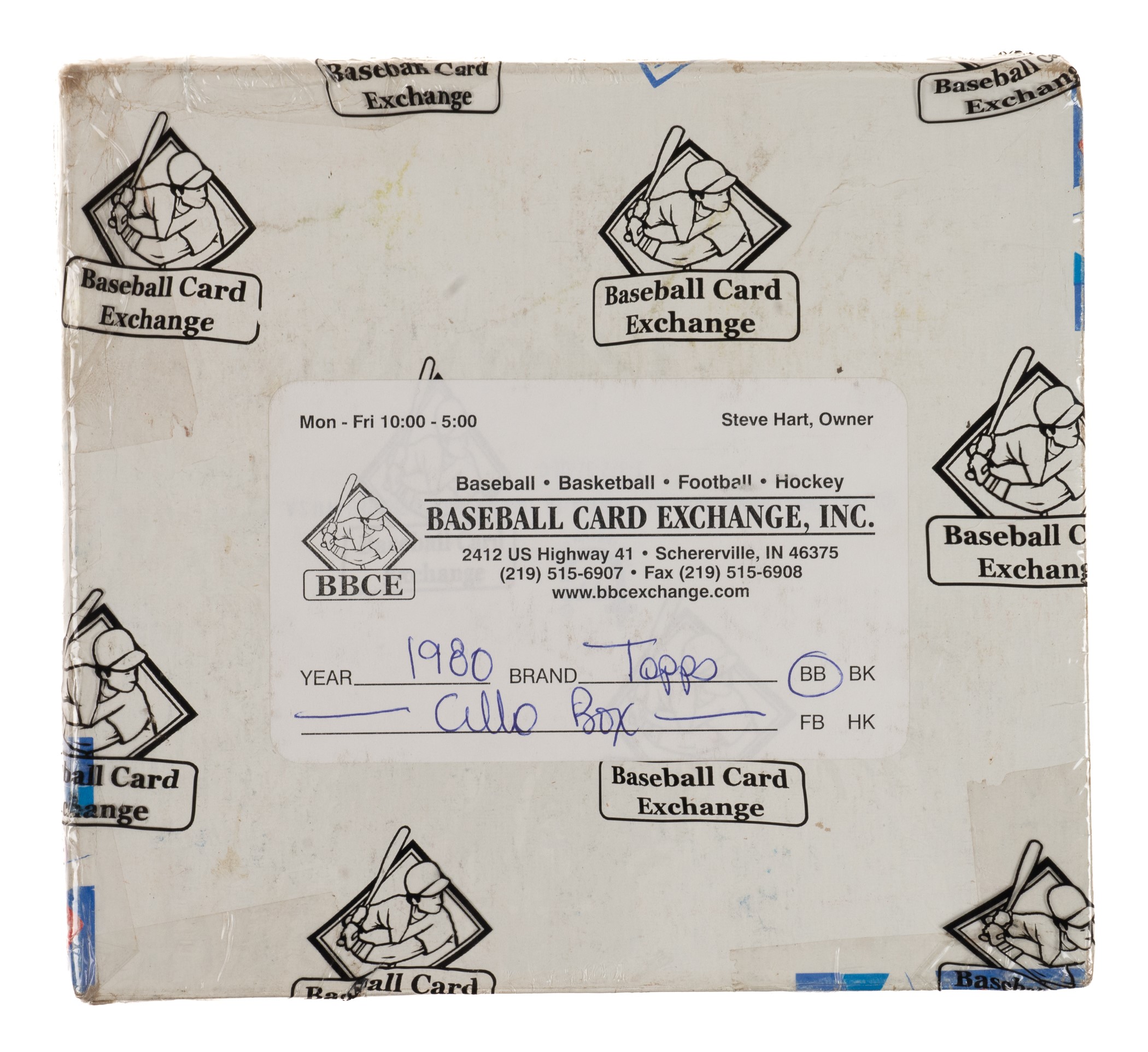 1980 Topps Unopened Cello Box (24 Packs) - BBCE - Rickey Henderson ...