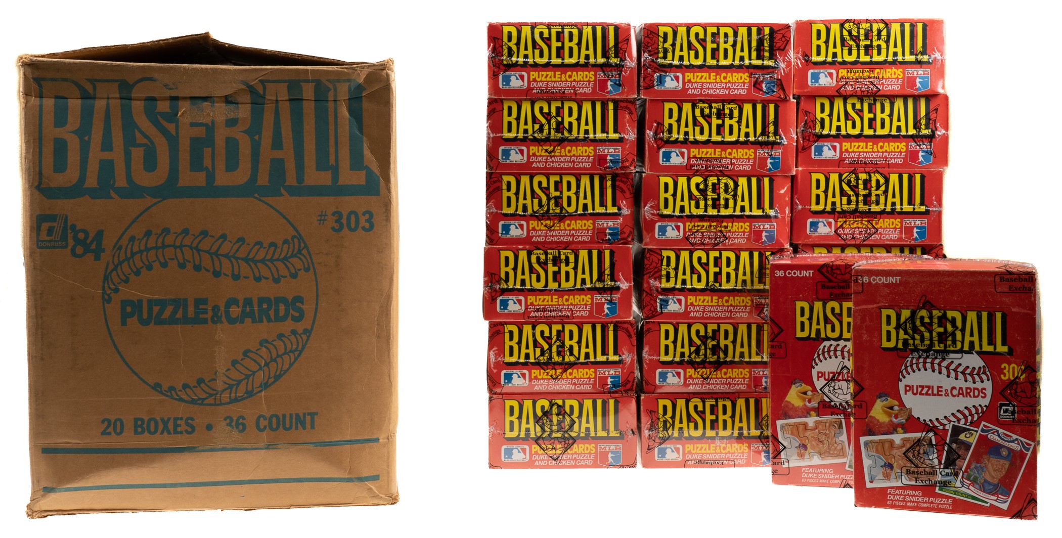 1984 Donruss Original Wax Case (20 Unopened Boxes) - BBCE | REA Archive