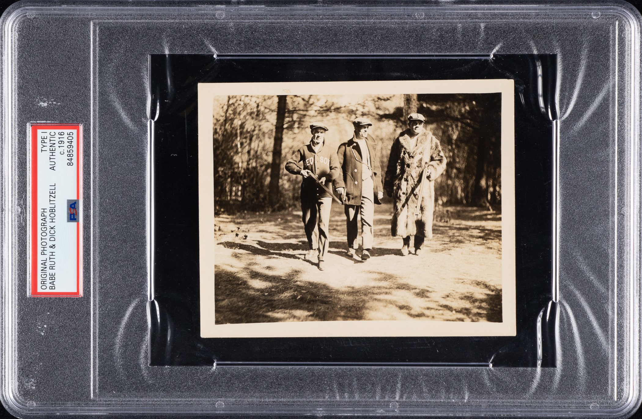 Circa 1916 Babe Ruth and Dick Hoblitzell Hunting Original Photograph ...