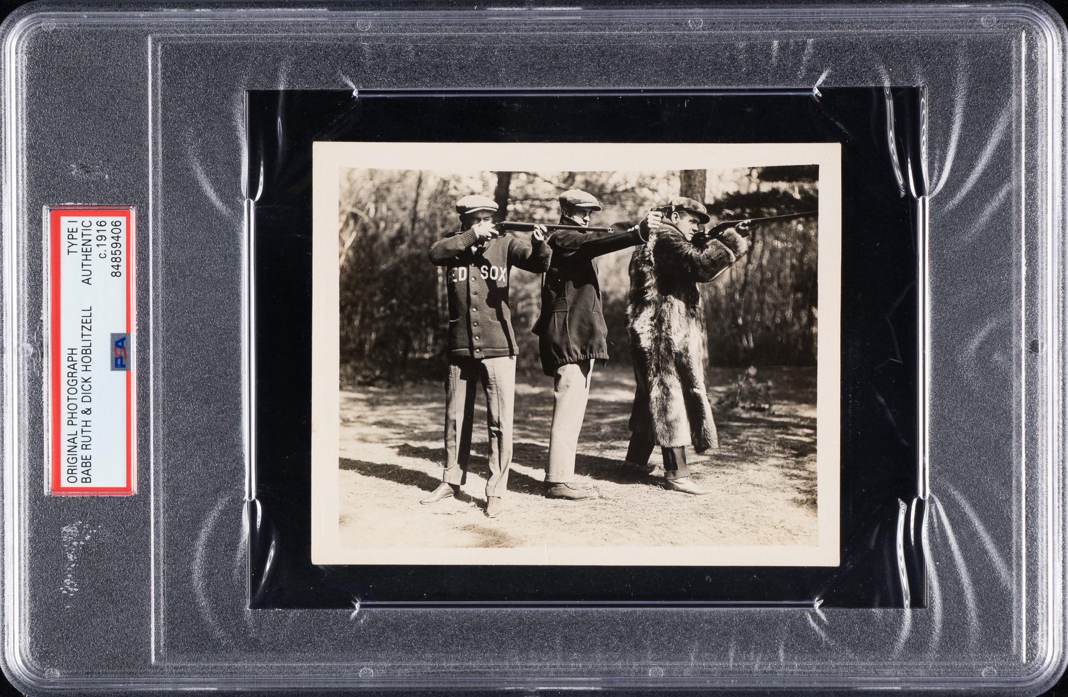 Circa 1916 Babe Ruth and Dick Hoblitzell Hunting Original Photograph ...