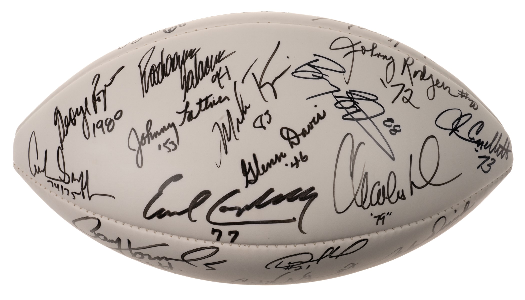 Heisman Trophy Winners Multi-Signed Football (28 Signatures) | REA Archive