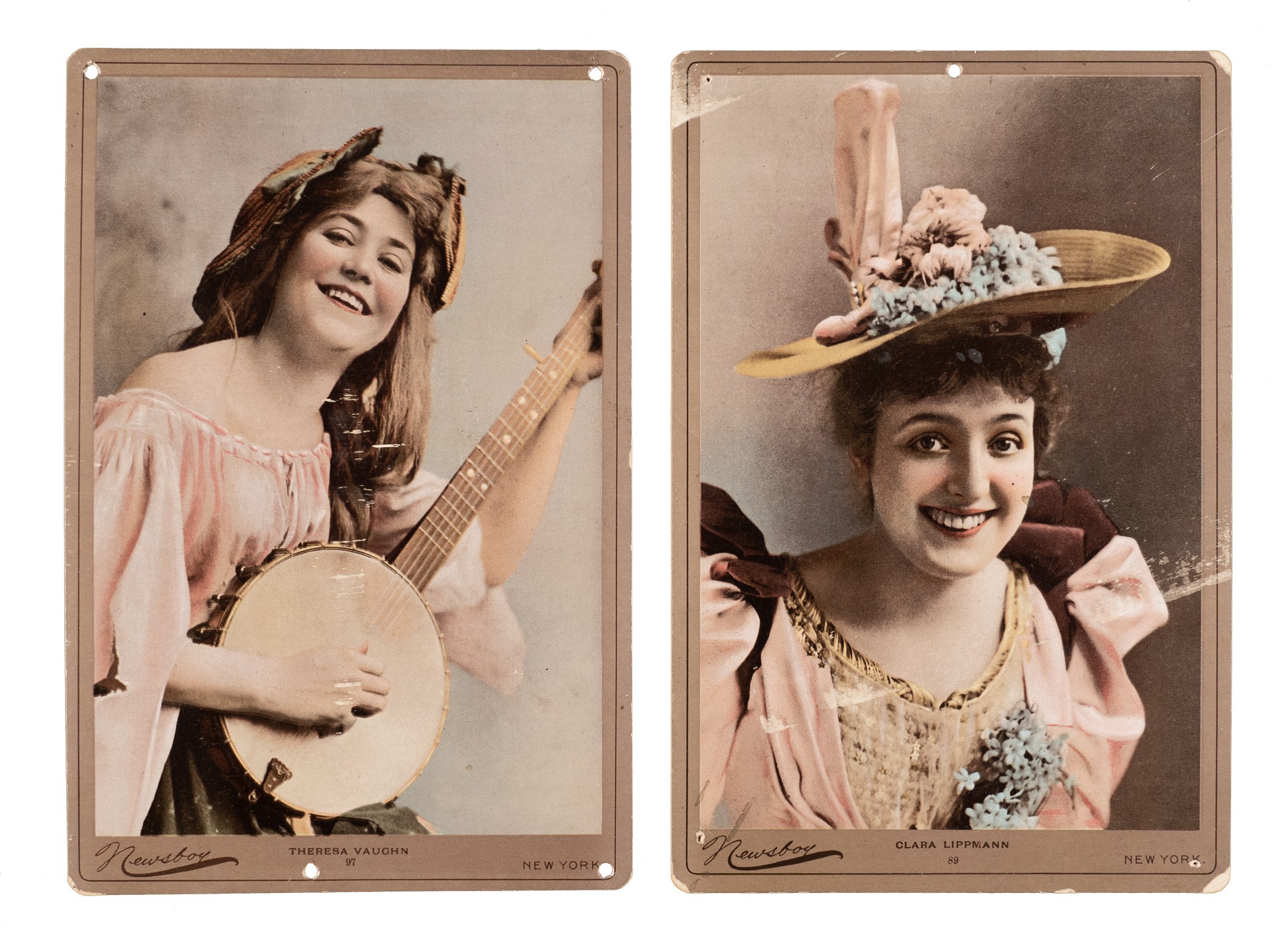 1890s Newsboy Cabinets Actress Collection (6) Including Lillian Russell ...