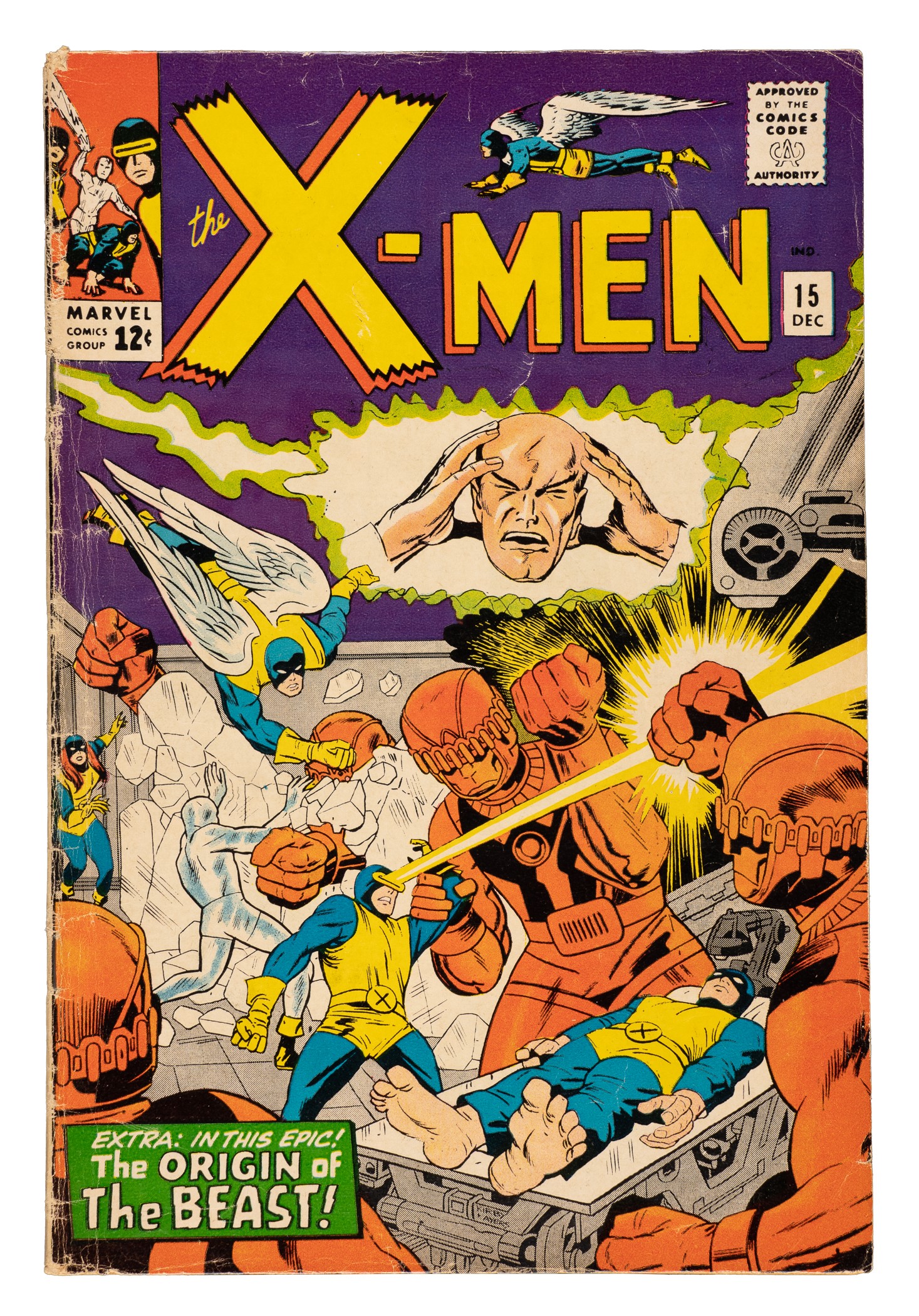 1965 Marvel Comics "X-Men" #15 - 1st Appearance of Master Mold! | REA ...