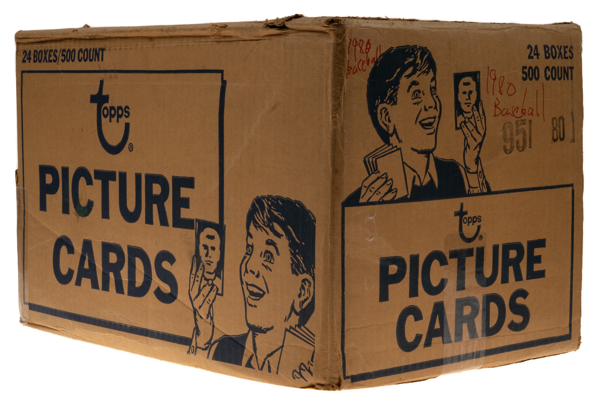 1980 Topps Original Vending Case (24 Unopened Boxes) - Rickey Henderson ...