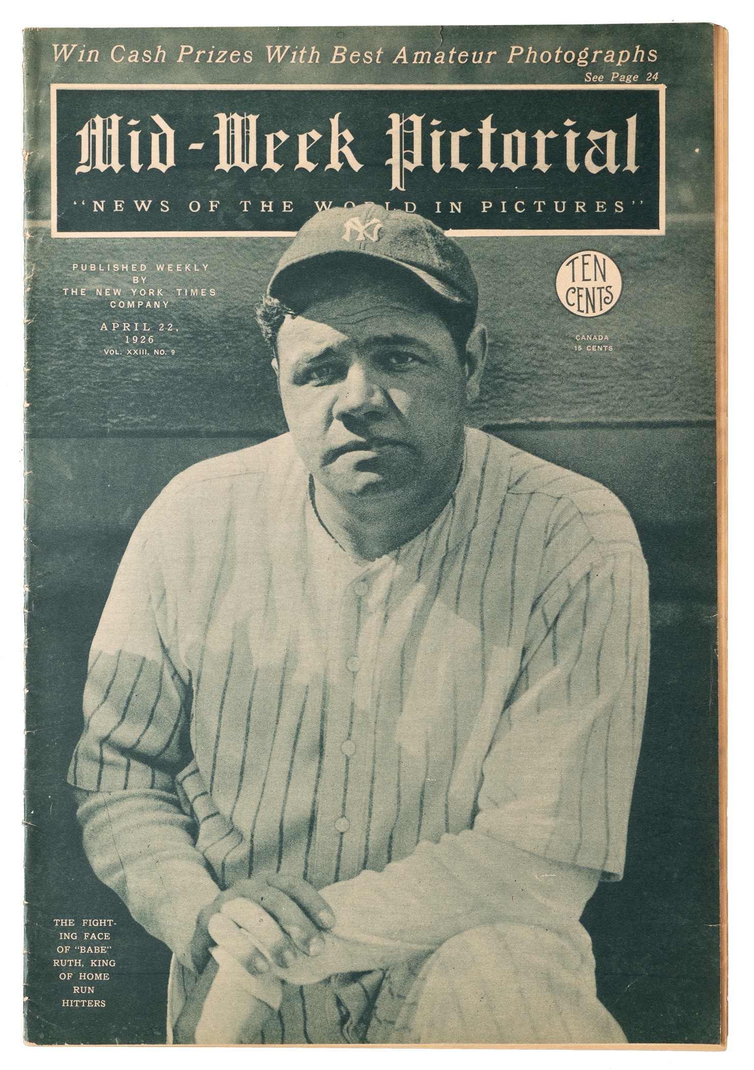 New York Times "Mid-Week Pictorial” Magazine (April 22, 1926) Featuring ...