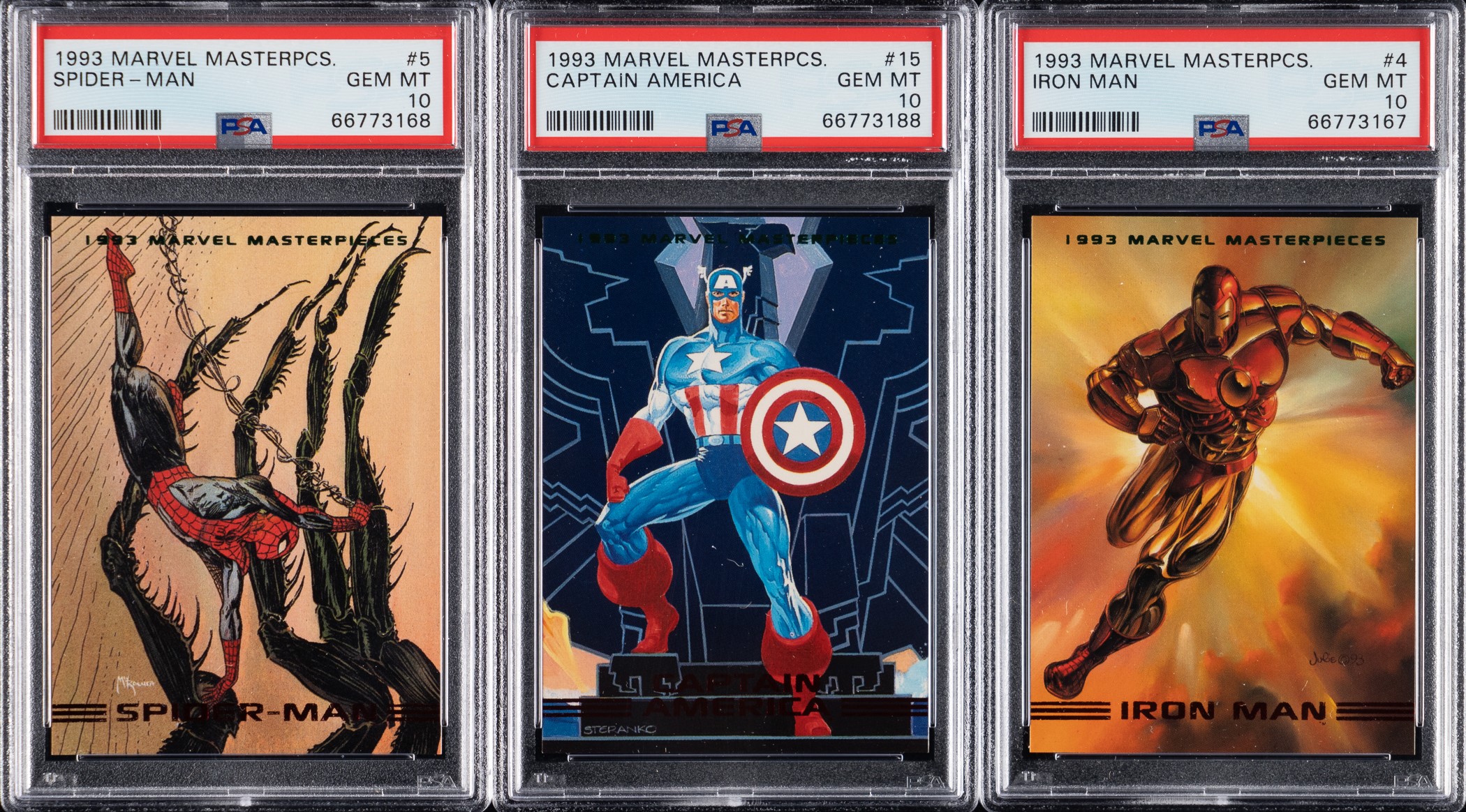 1993 Skybox "Marvel Masterpieces" Complete Set (90) Plus Complete X-Men 2099 Dyna-Etch Set (8 ...