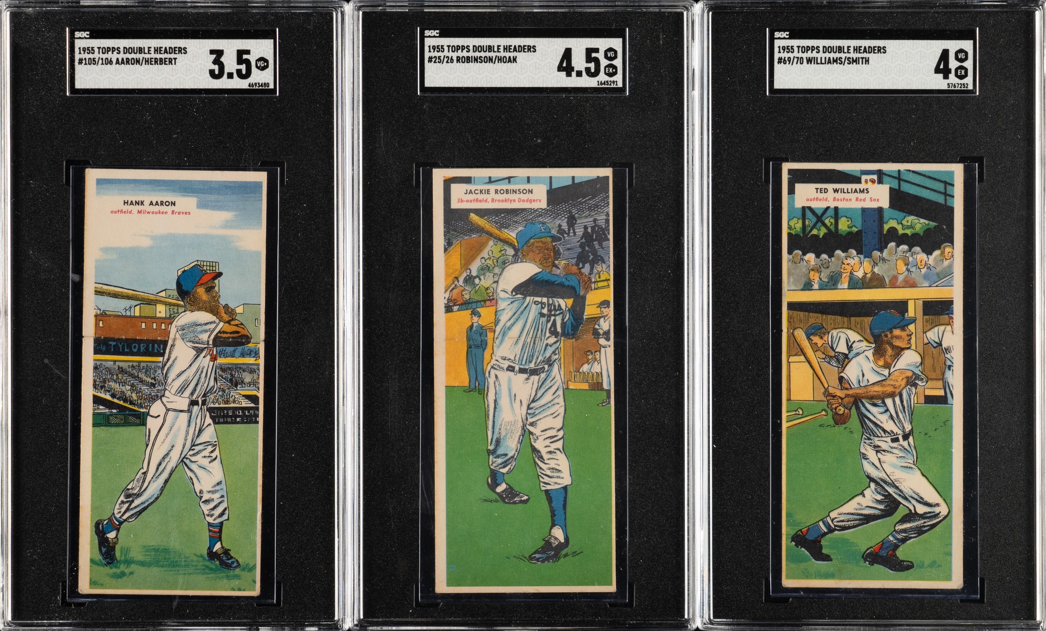 1955 Topps Doubleheaders Complete Set (66) | REA Archive