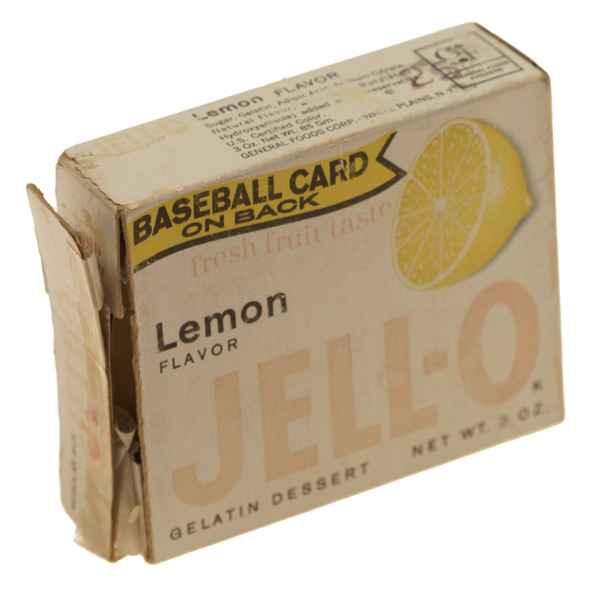 1963 Jell-O Complete Original Box with #70 Bubba Phillips | REA Archive