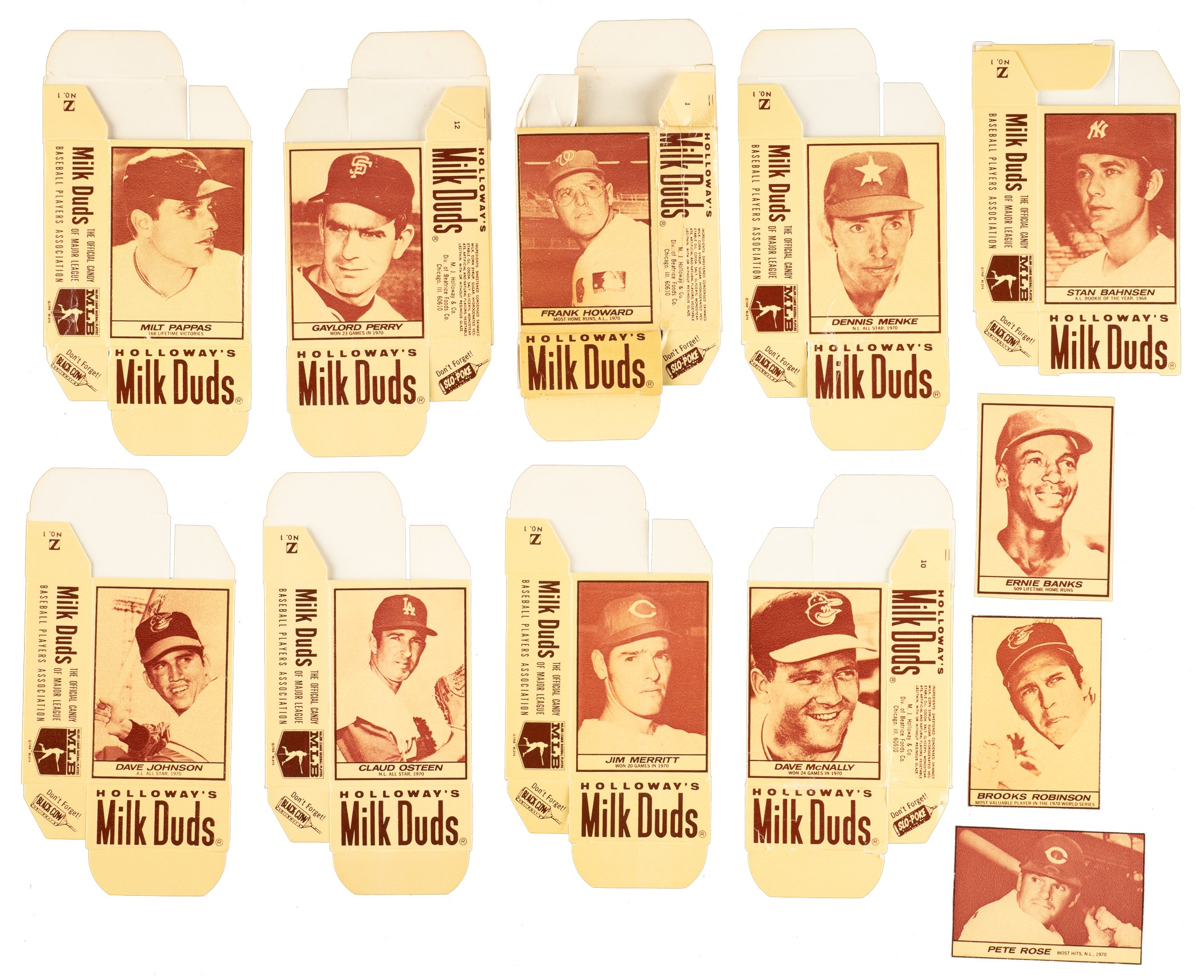 1971 Milk Duds Near-Complete Set (68/69) Including 11 Full Boxes | REA ...
