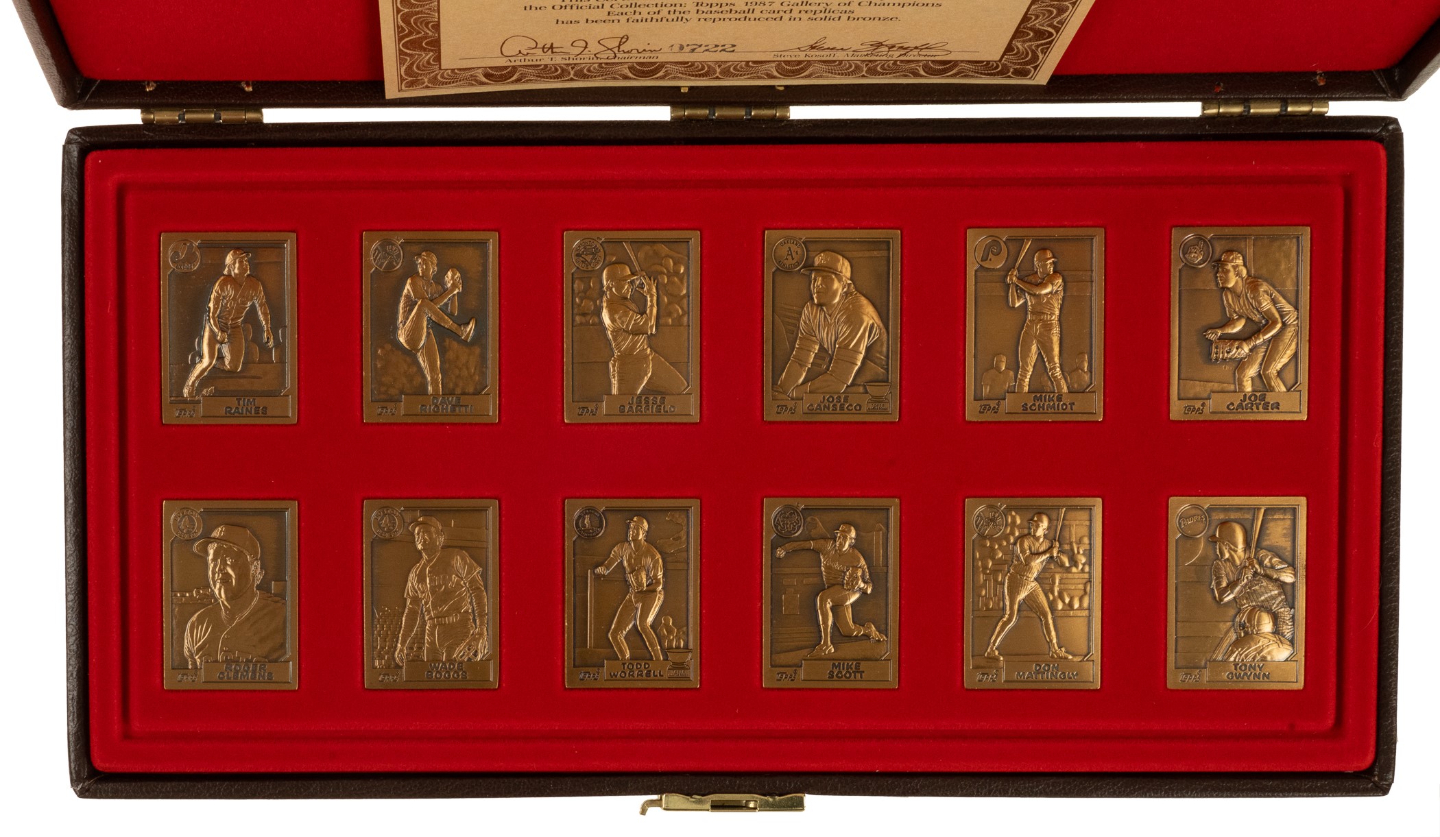 1984 and 1987 Topps Gallery of Immortals and Gallery of Champions ...