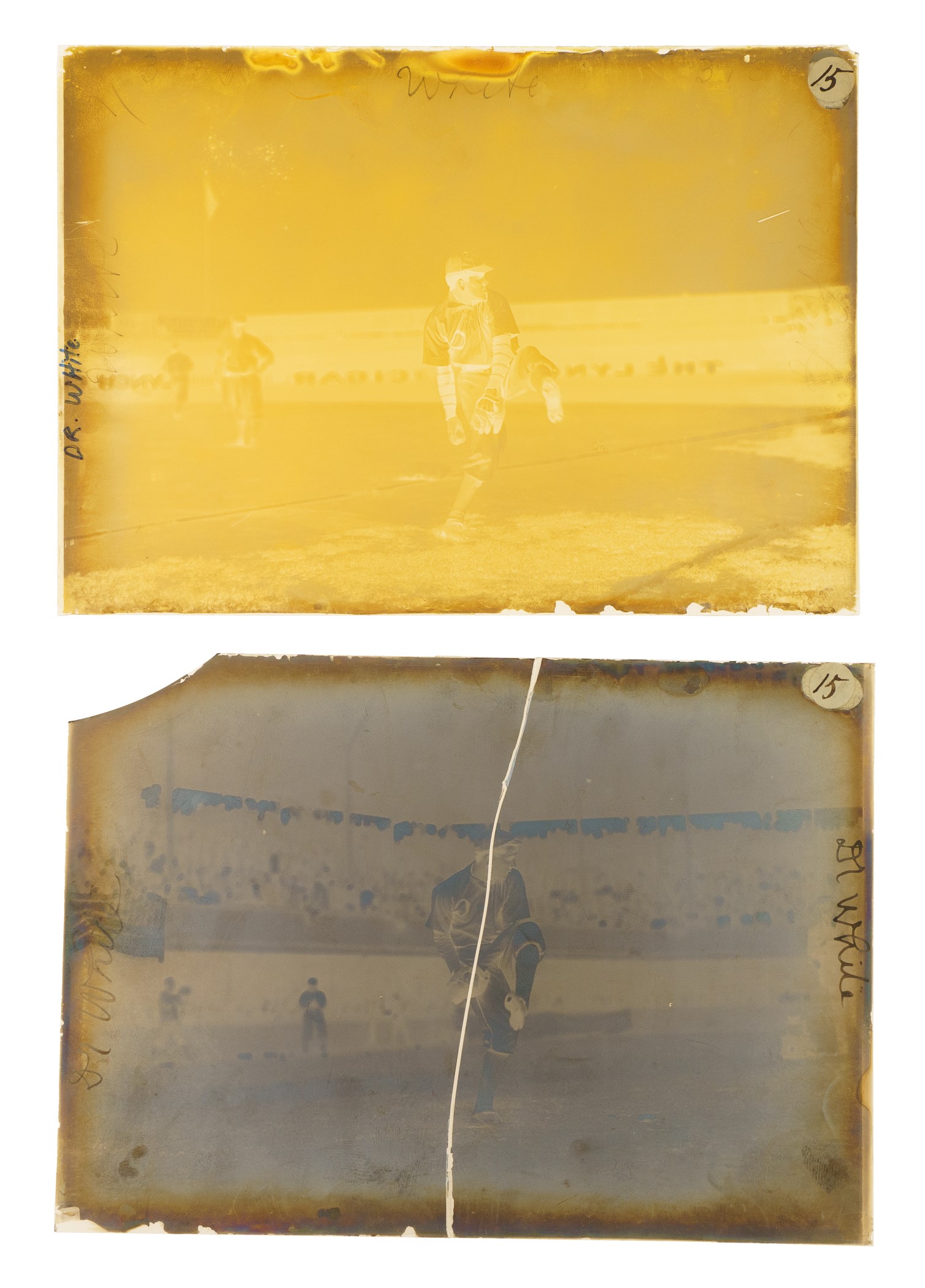 Pair of Circa 1910 Doc White Original Glass-Plate Negatives Including ...