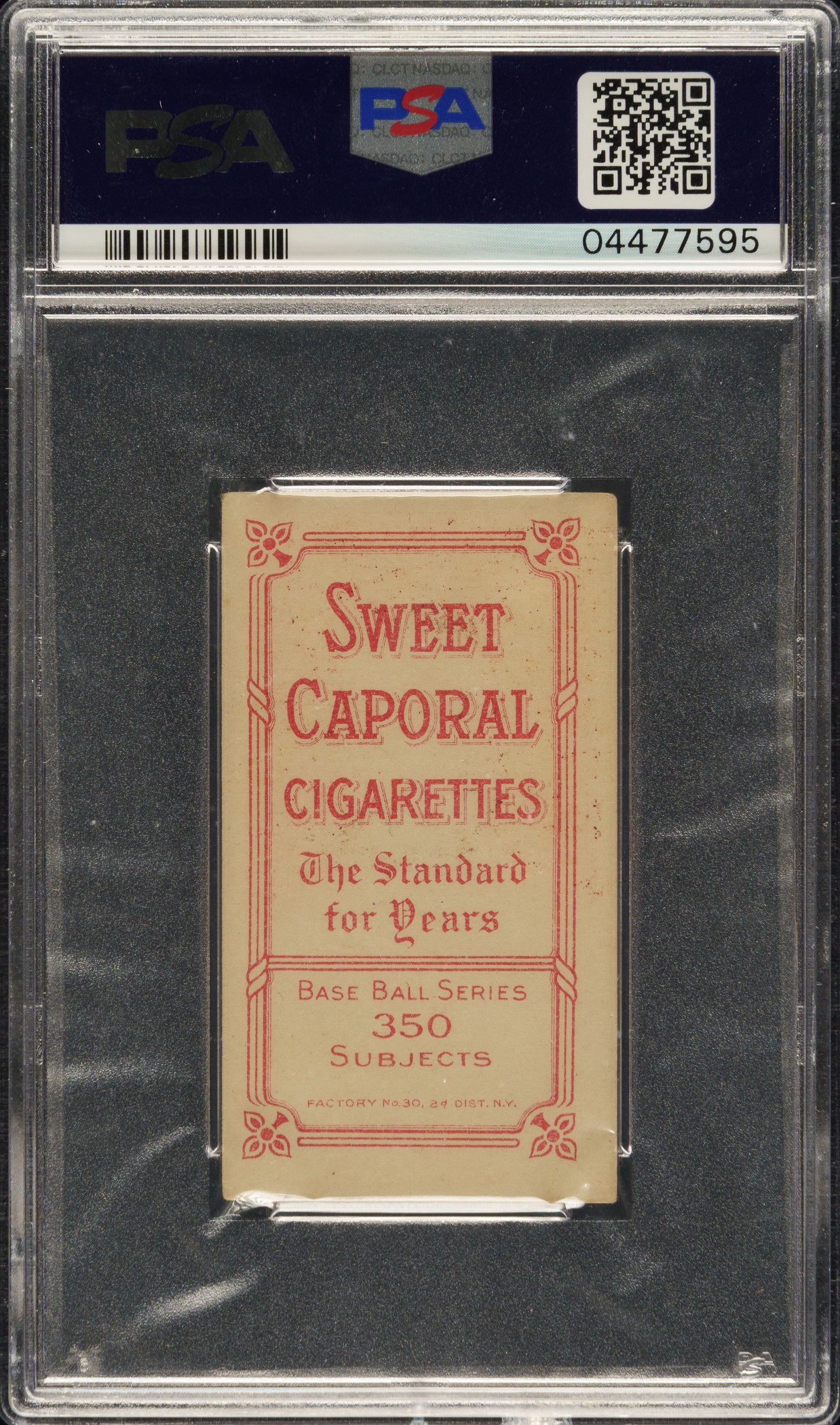 1909-1911 T206 White Border Ty Cobb Portrait Red Background PSA EX 5 ...
