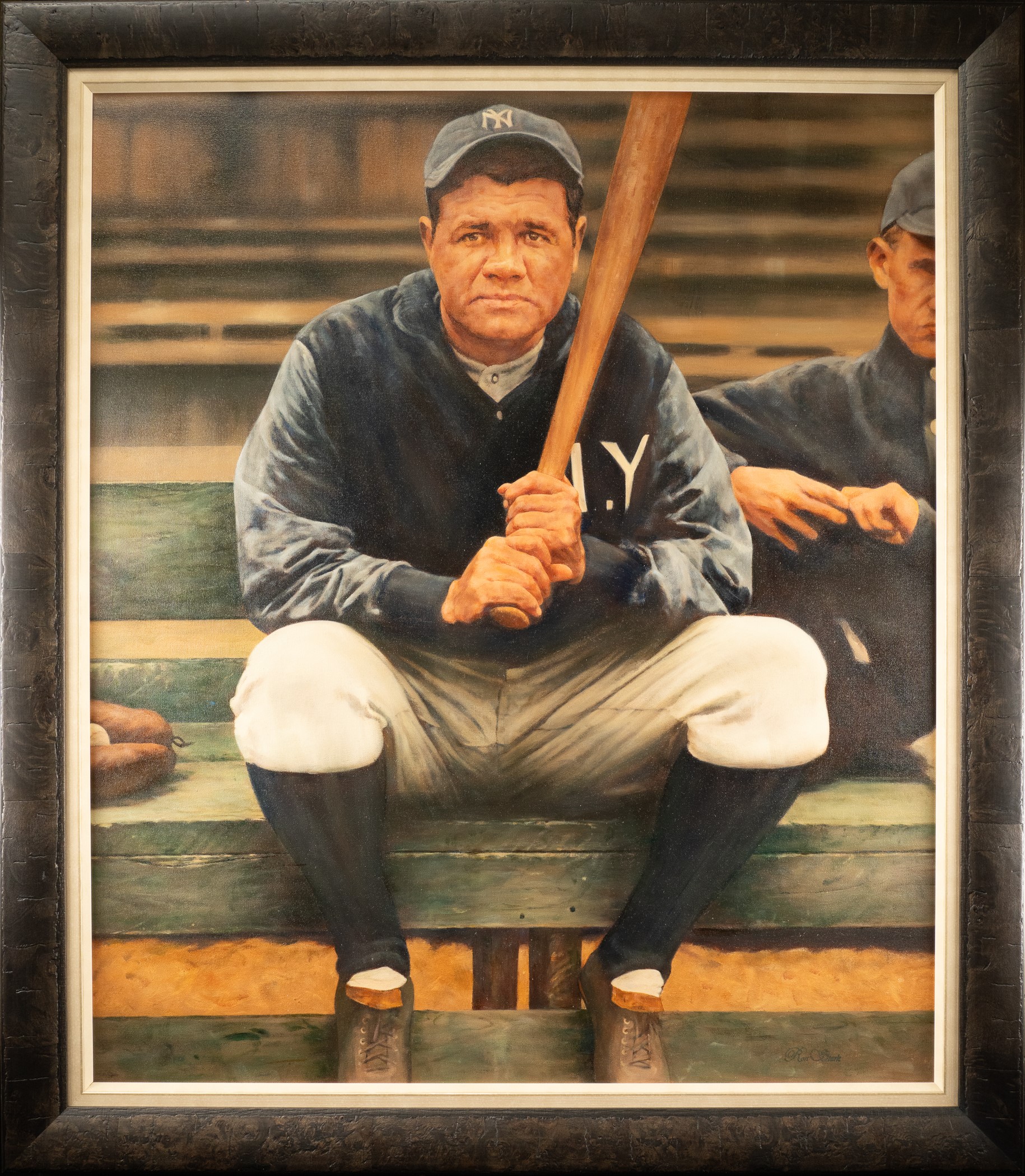 Babe Ruth Original Oil Painting by Ron Stark | REA Archive