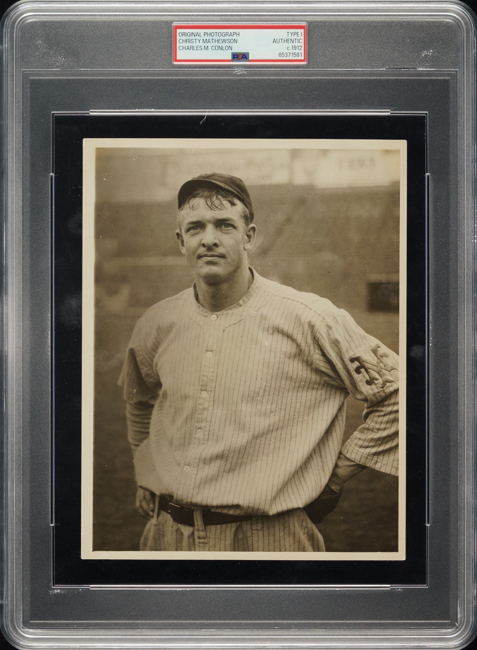 Circa 1912 Christy Mathewson Original Charles Conlon Photograph PSA/DNA ...