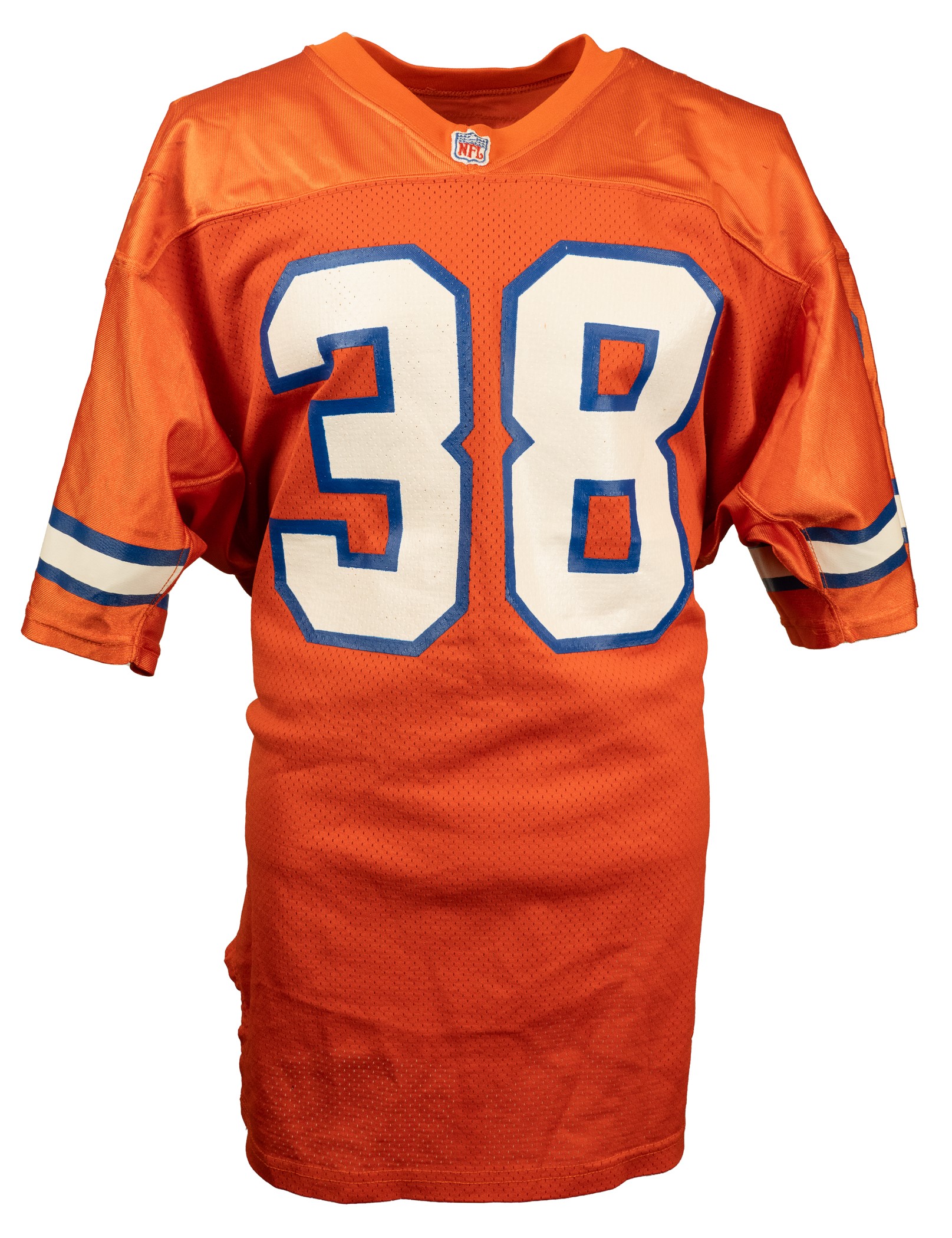 1991-1993 Reggie Rivers Denver Broncos Game-Used Home Jersey MEARS A10 ...