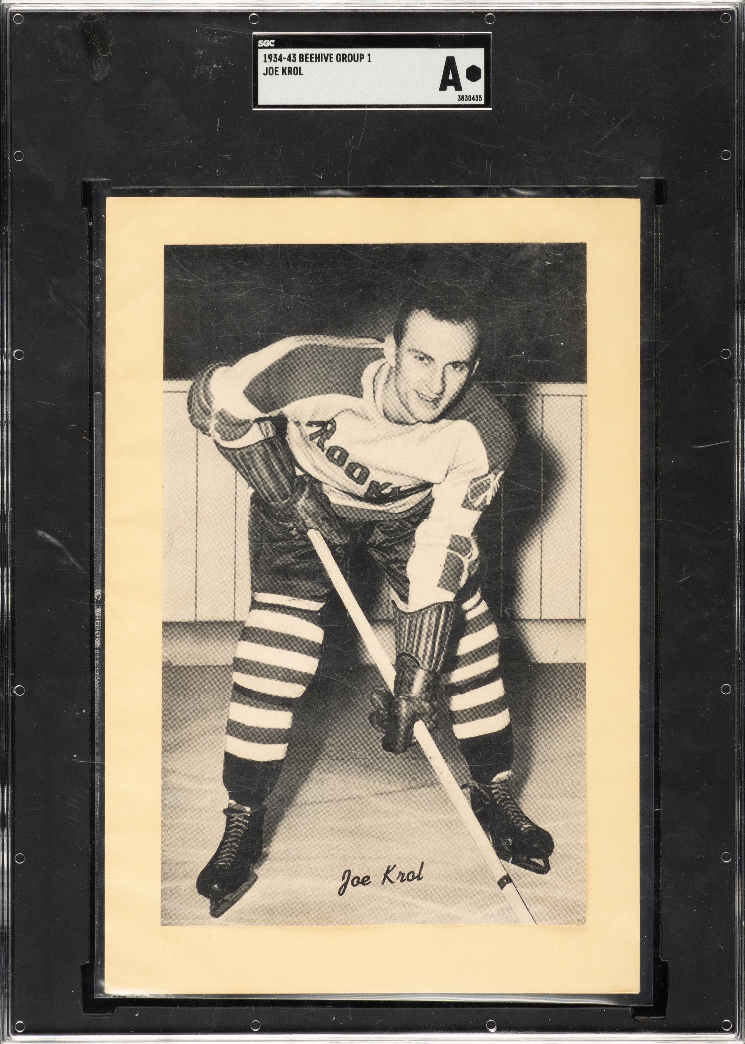 1934-1944 Beehive Hockey Photos Group 1 Joe Krol | REA Archive
