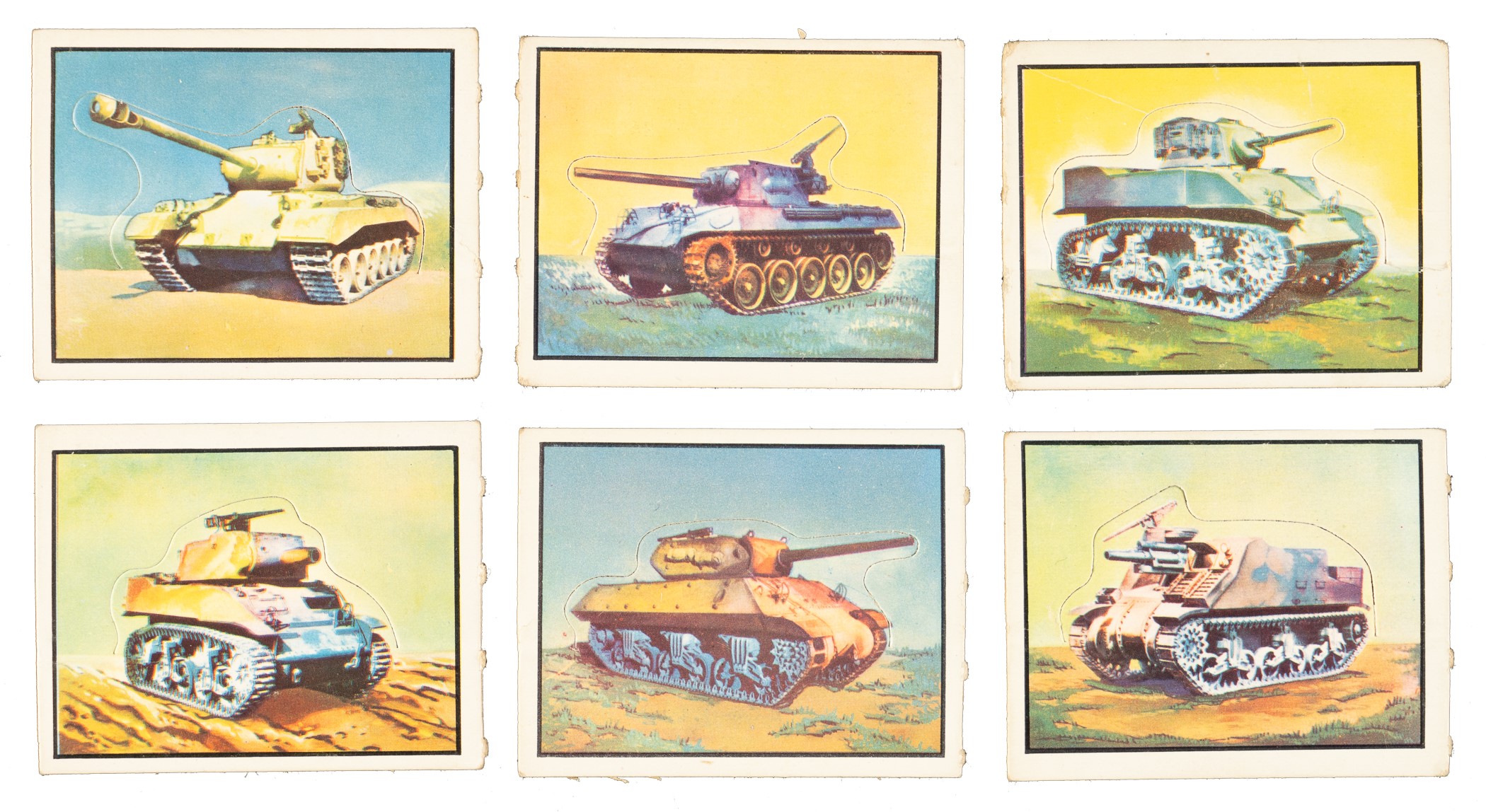 1950 Topps "Freedom's War" Complete Set (203) Including Intact Die-cut ...