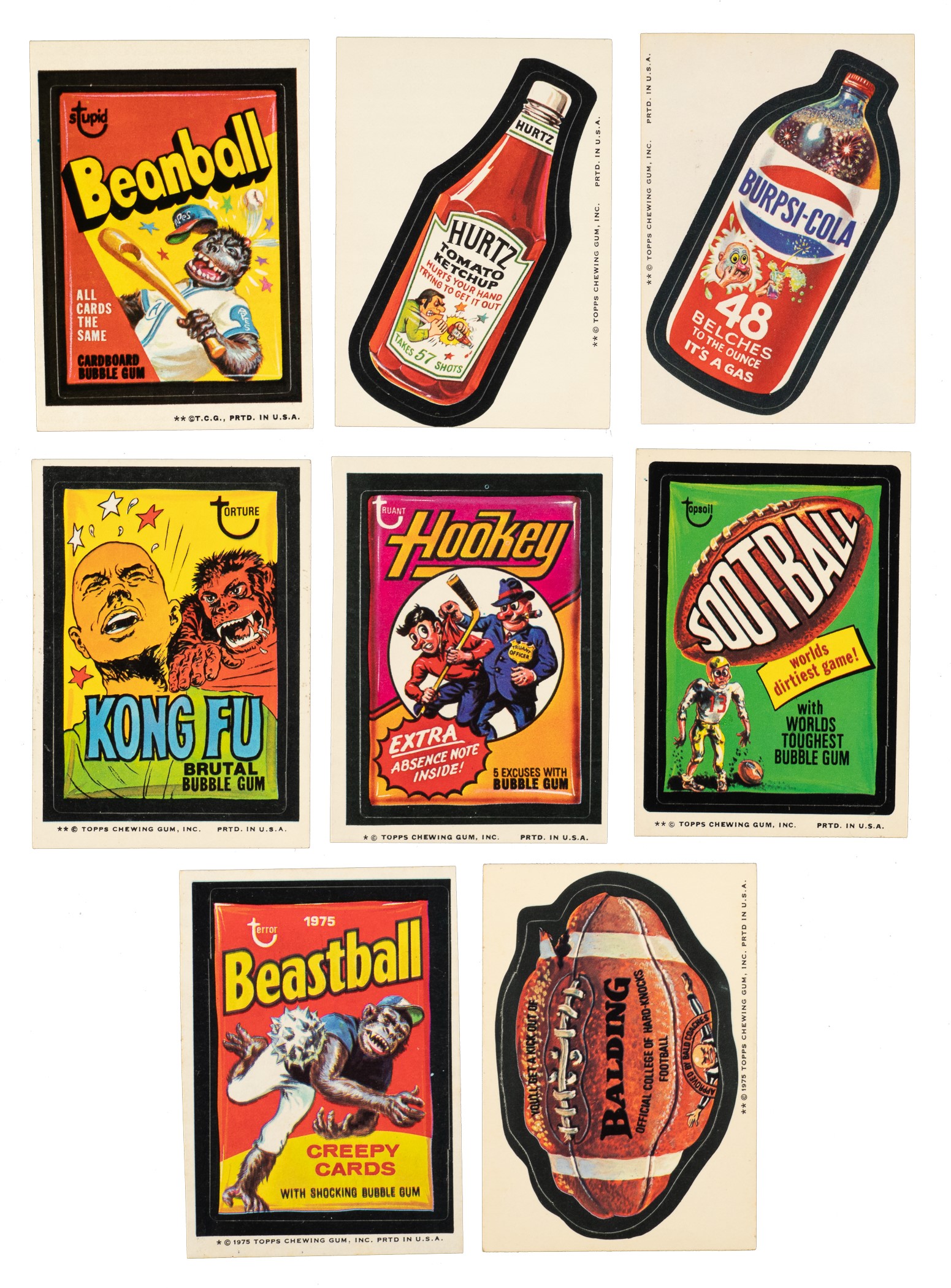 1973-1975 Topps "Wacky Packages" Series 1-15 Complete Set Collection ...